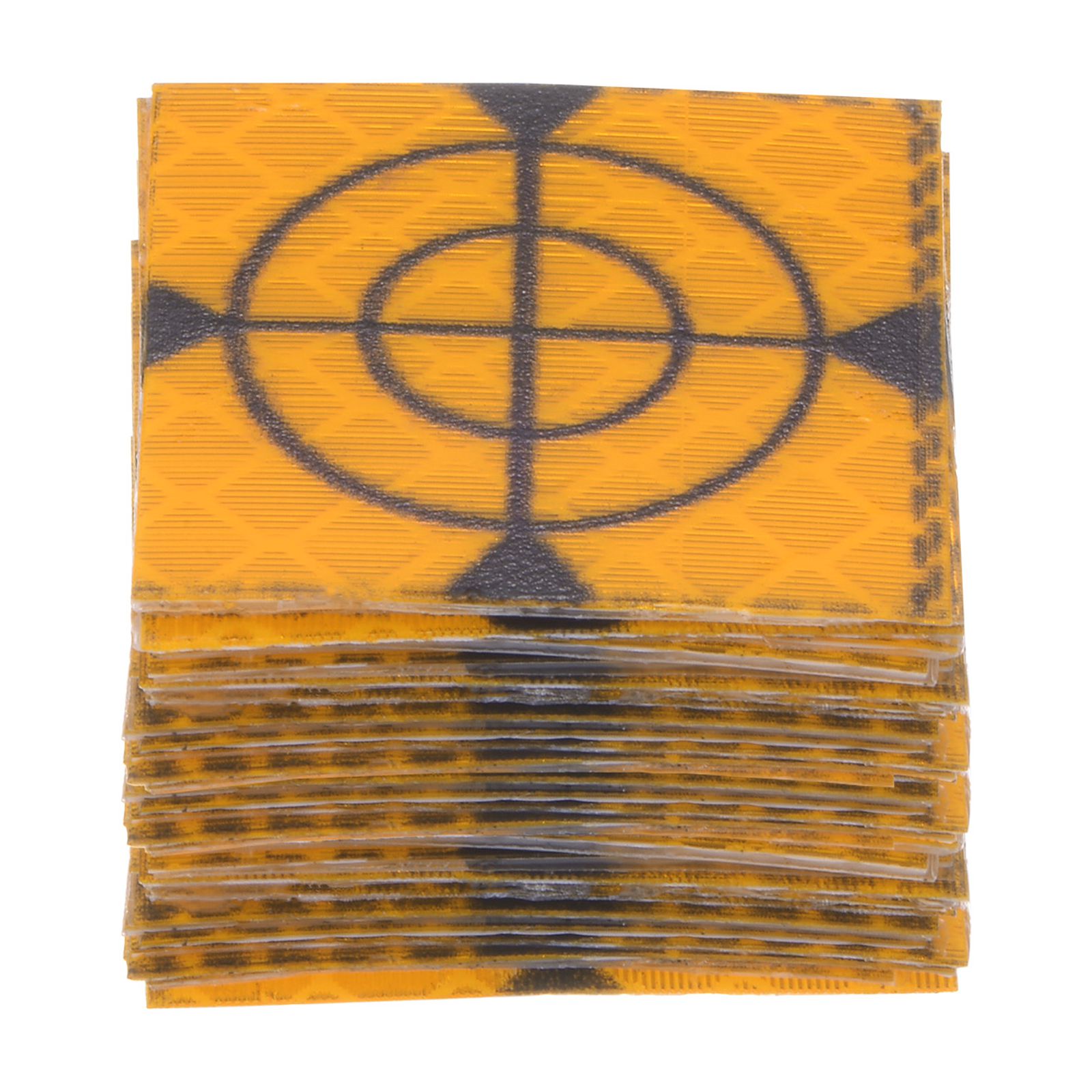 Uxcell 40packs Survey Reflector Sheets 30mm Self-adhesive Survey Target ...