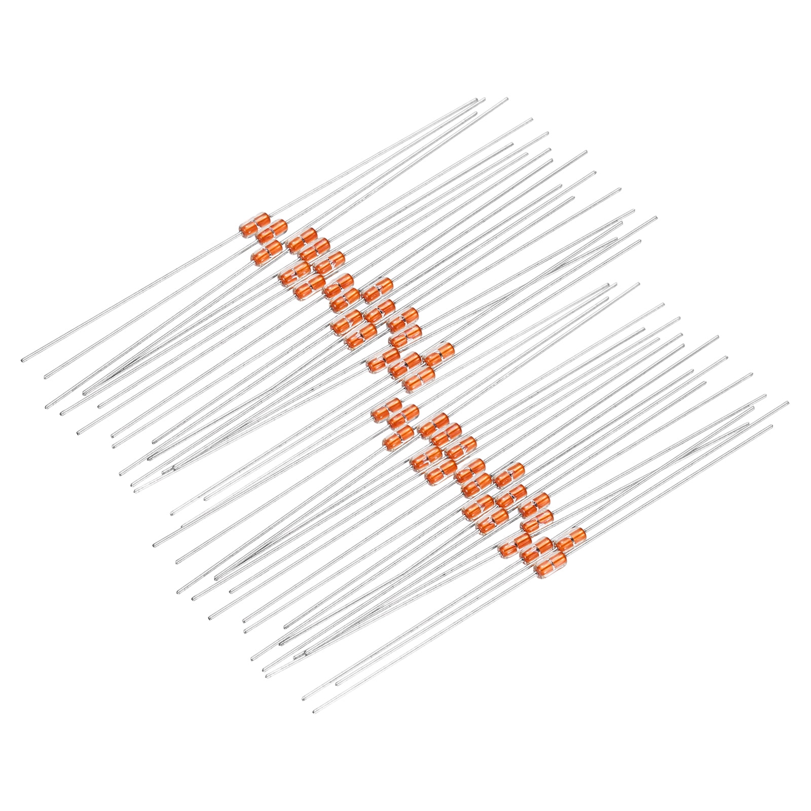 Uxcell 40pcs 500K Ohm NTC Thermistors Resistors, MF58 3950B 1% ...