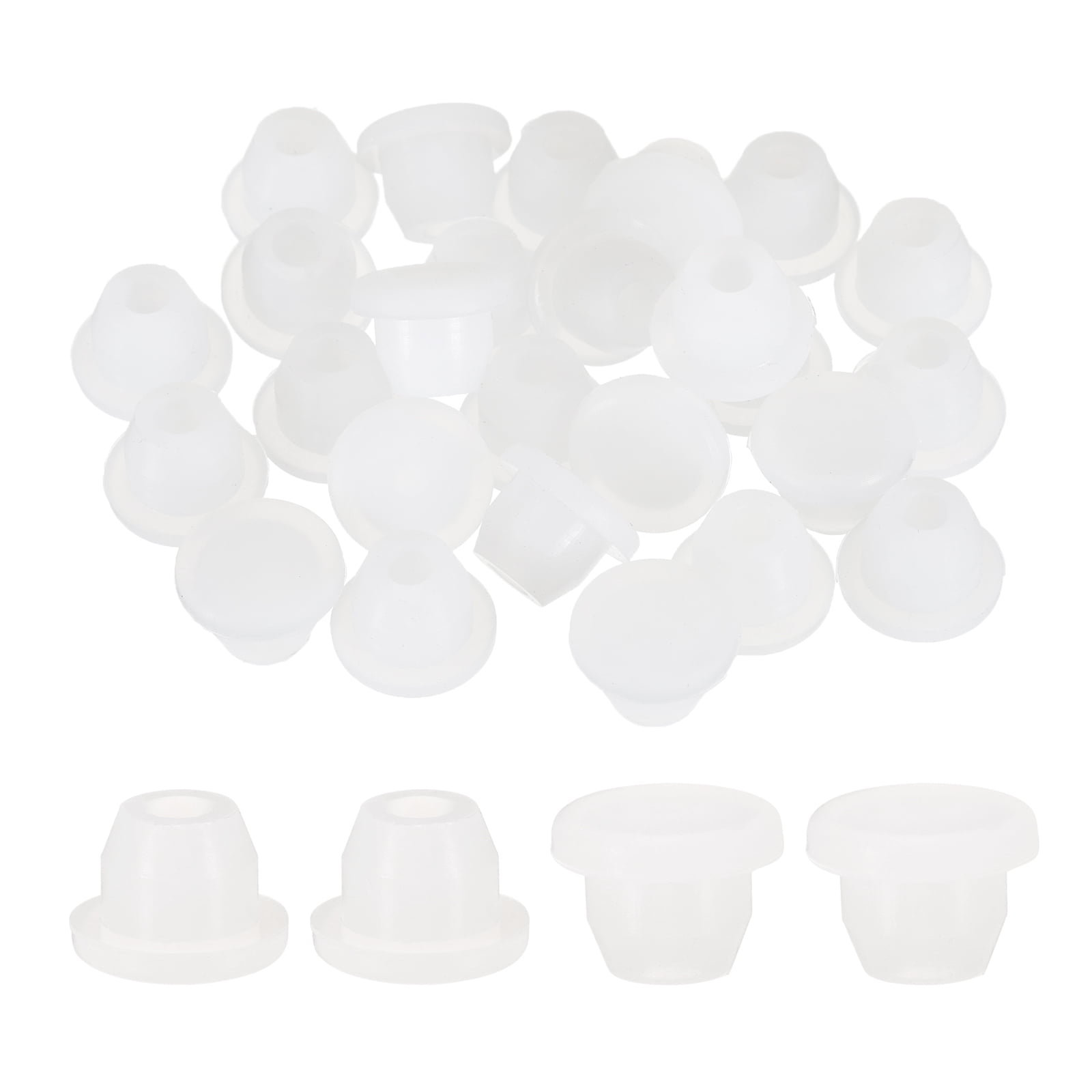 Uxcell 40pcs Hole Plugs Fit for 11.8mm(1/2") Hole, Round Snap Plug for ...