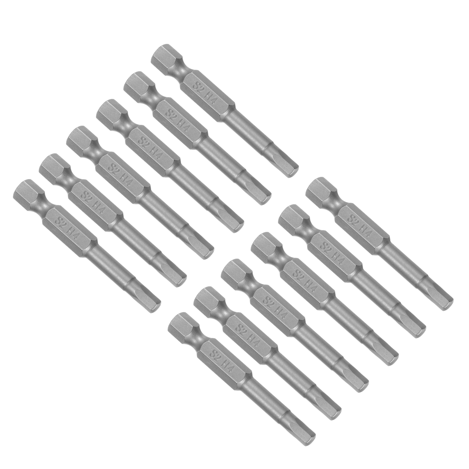 Uxcell 40pcs Magnetic Hexagon Screwdriver Bits H2 Hex Head Drill Bit ...