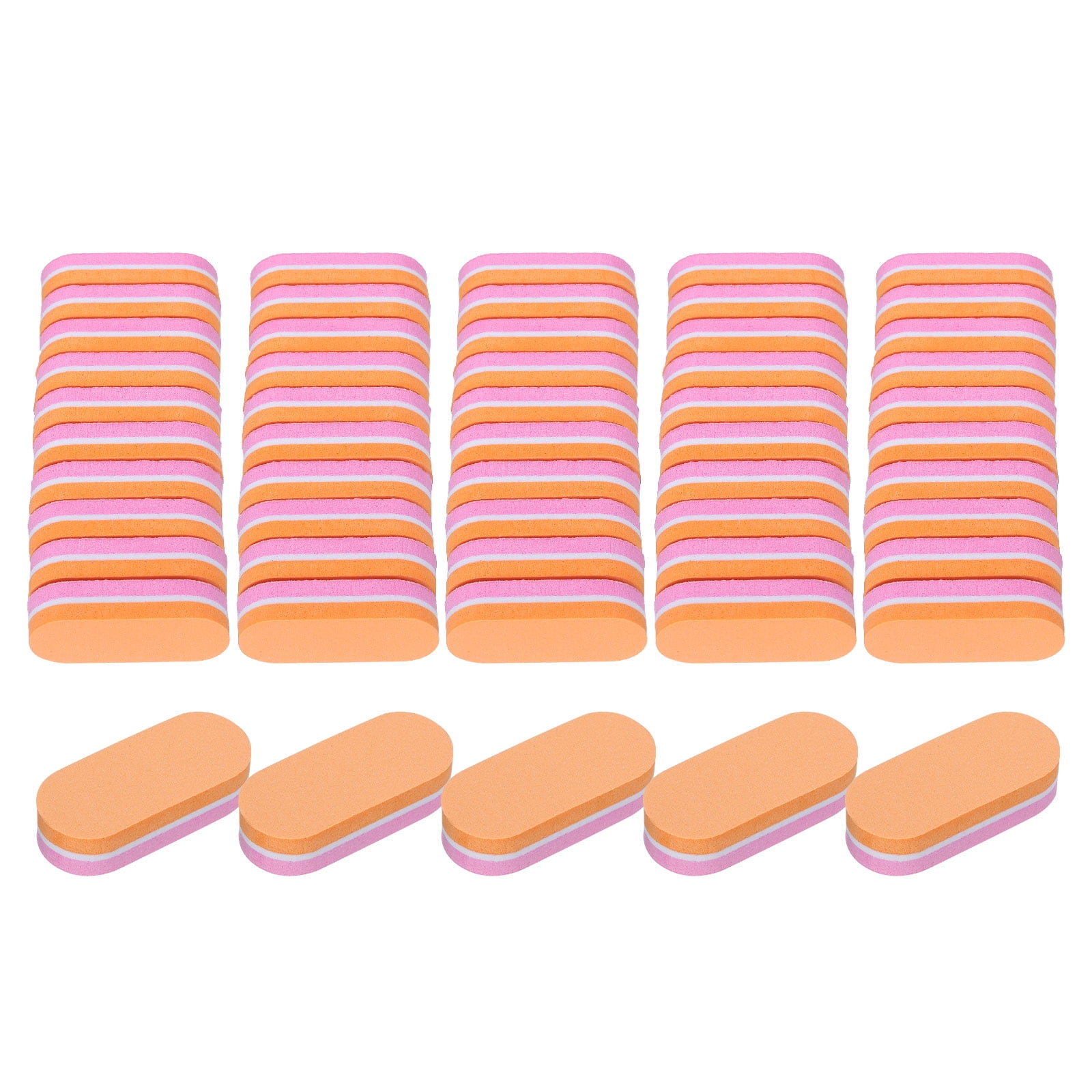Uxcell 40pcs Nail Buffers 100/180 Grit Mini Nail Sanding Blocks Set ...