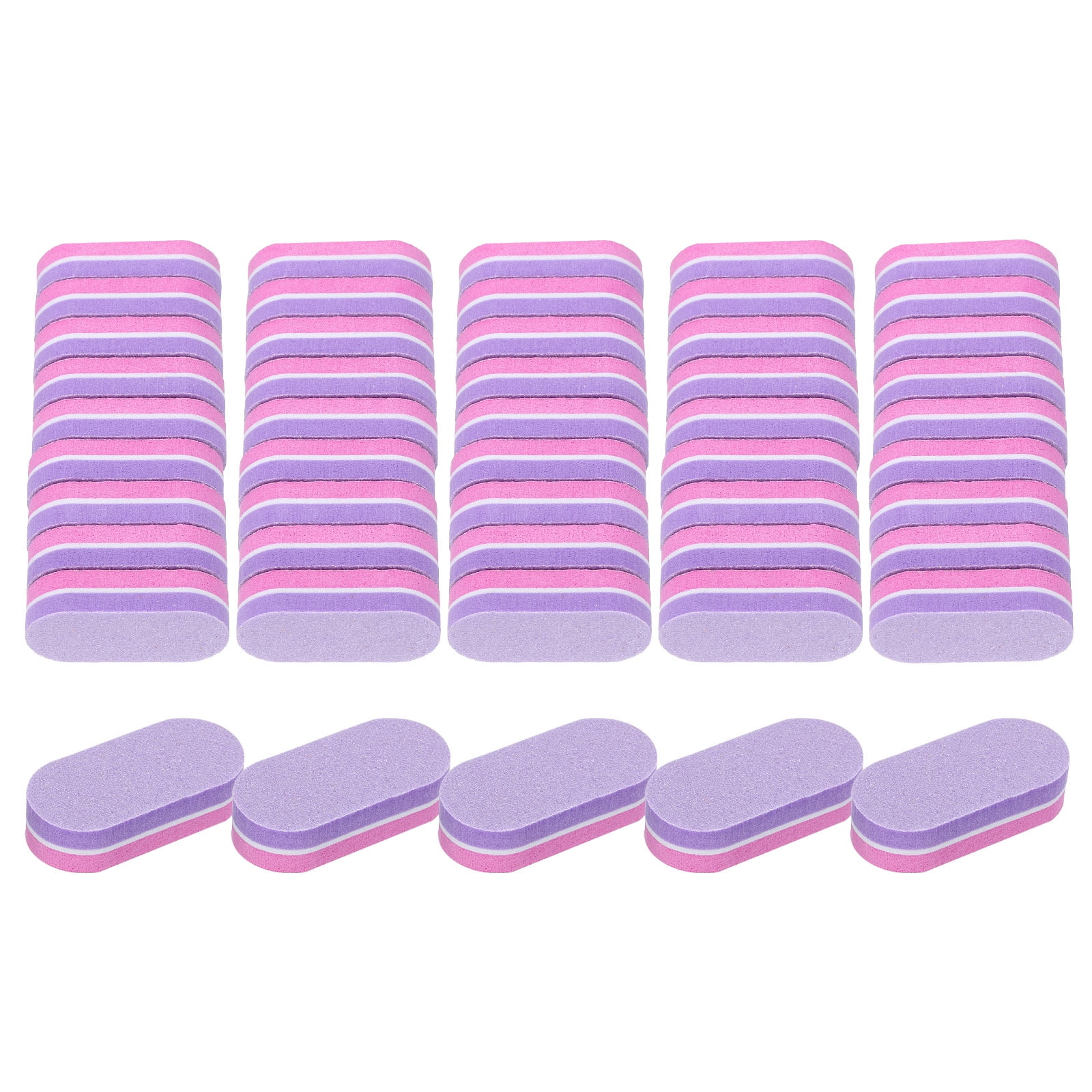 Uxcell 40pcs Nail Buffers 100/180 Grit Mini Nail Sanding Blocks Set ...