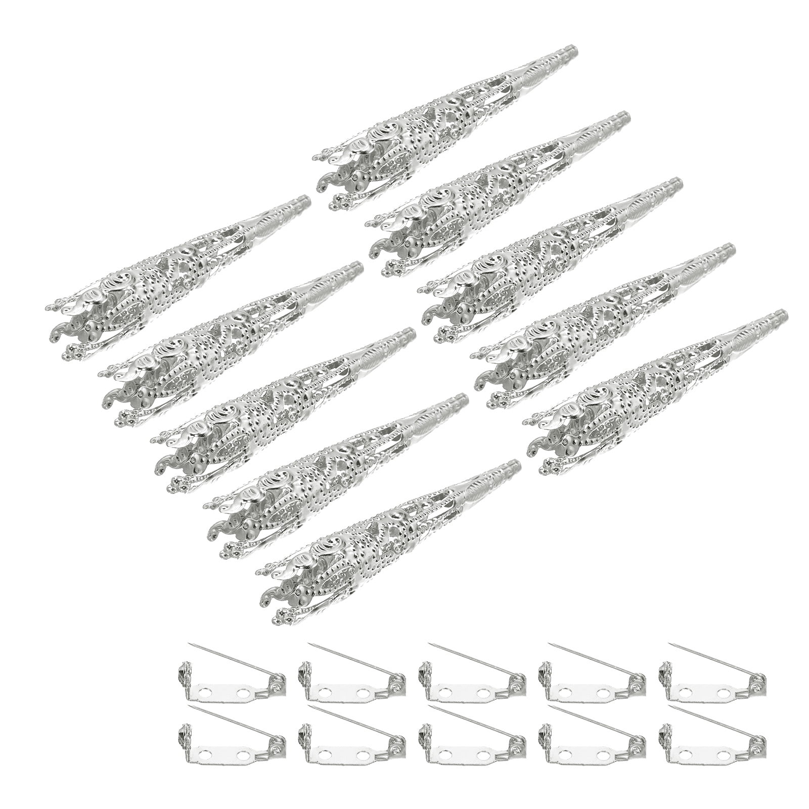 Uxcell 41mm Corsage Decorative Holder Brooch Pin Vase Pocket ...