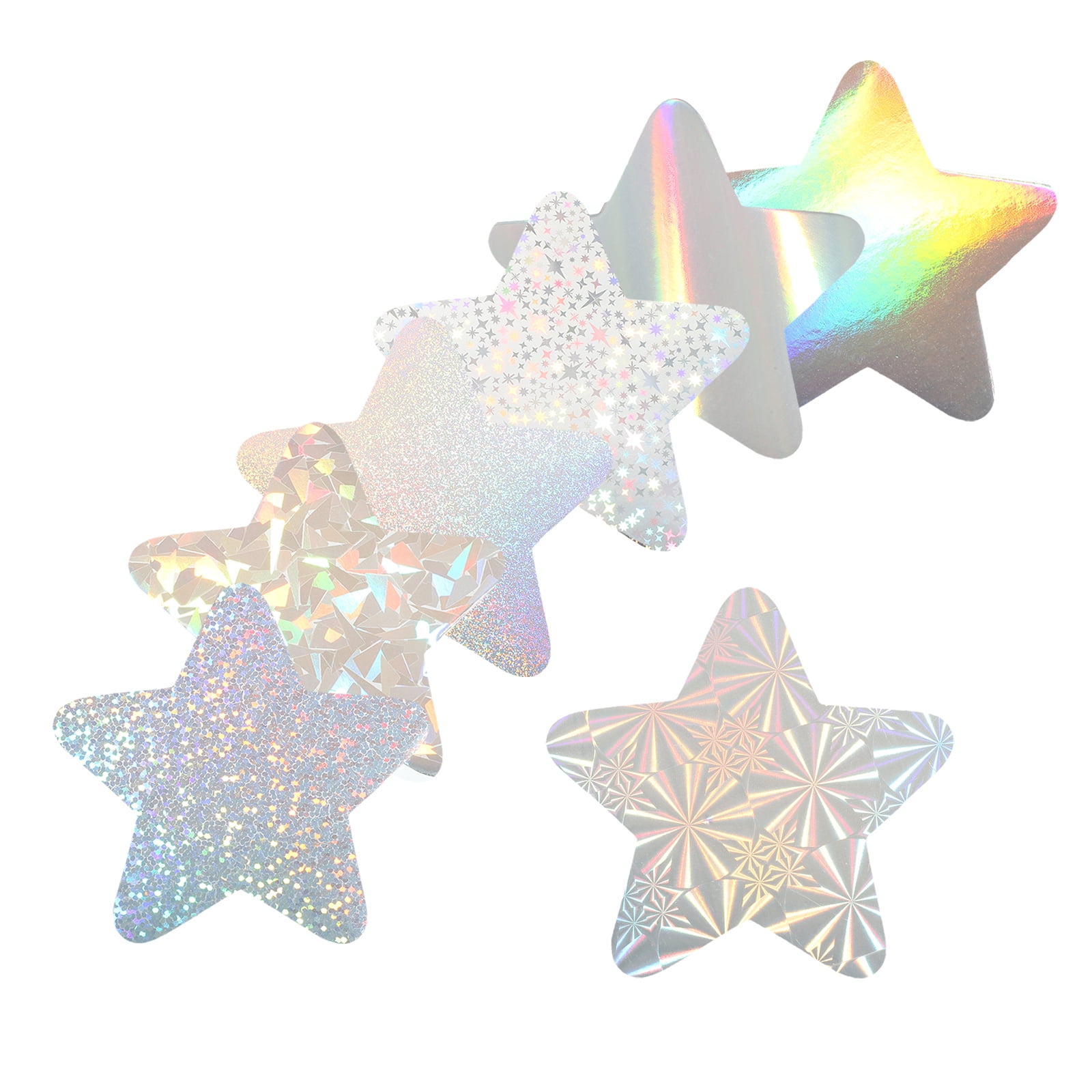 Uxcell 42 Pack Star Cutouts Paper Bulletin Board Decorations Multi ...