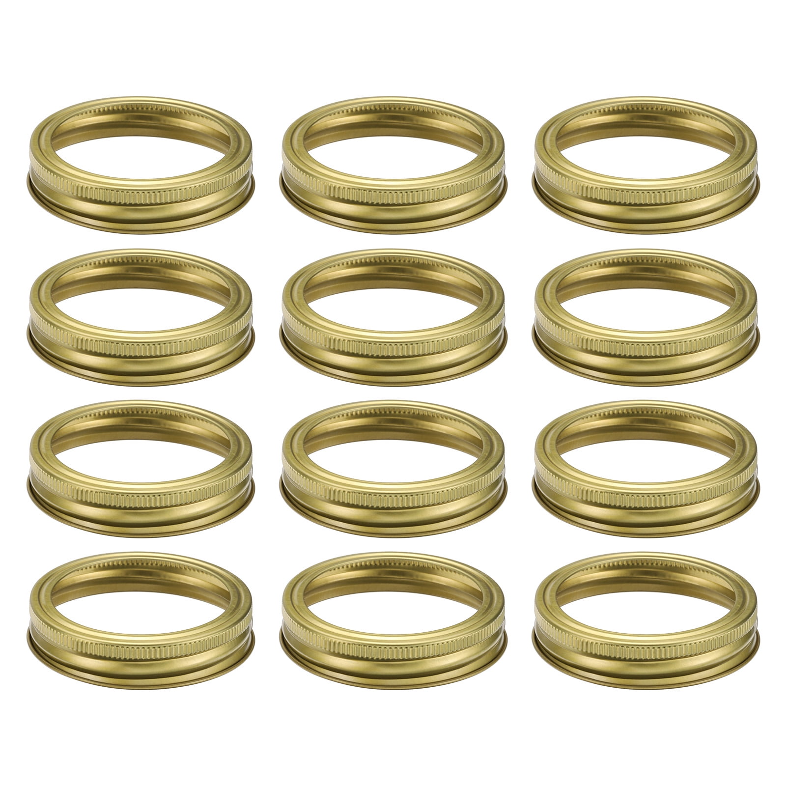 Uxcell 42Pcs Canning Rings Regular Mouth, 70mm Metal Canning Jar Rings ...