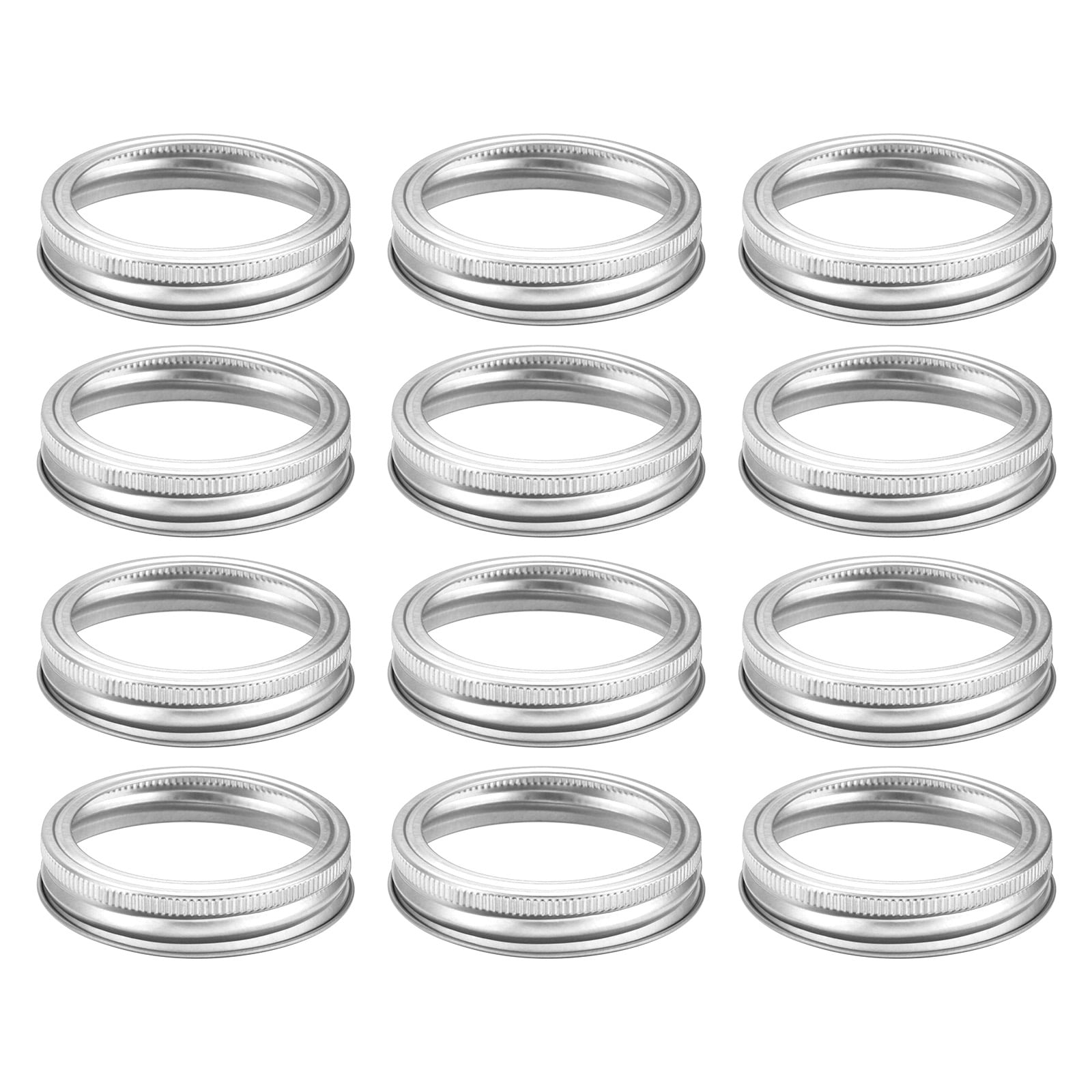 Uxcell 42Pcs Canning Rings Regular Mouth, 86mm Metal Canning Jar Rings ...