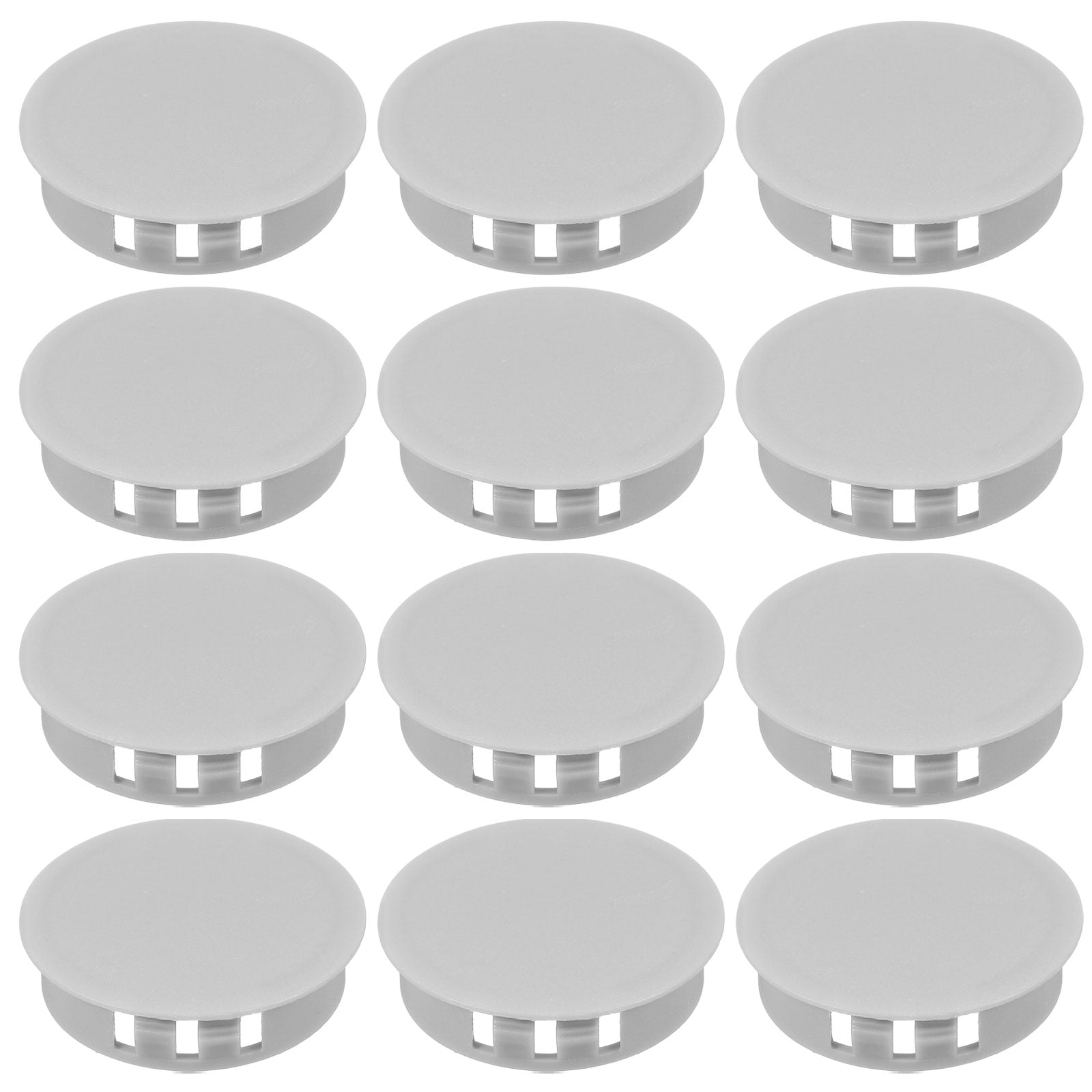 Uxcell 42mm/1-5/8" Plastic Hole Plugs, Flush Type Round Plug Snap in ...