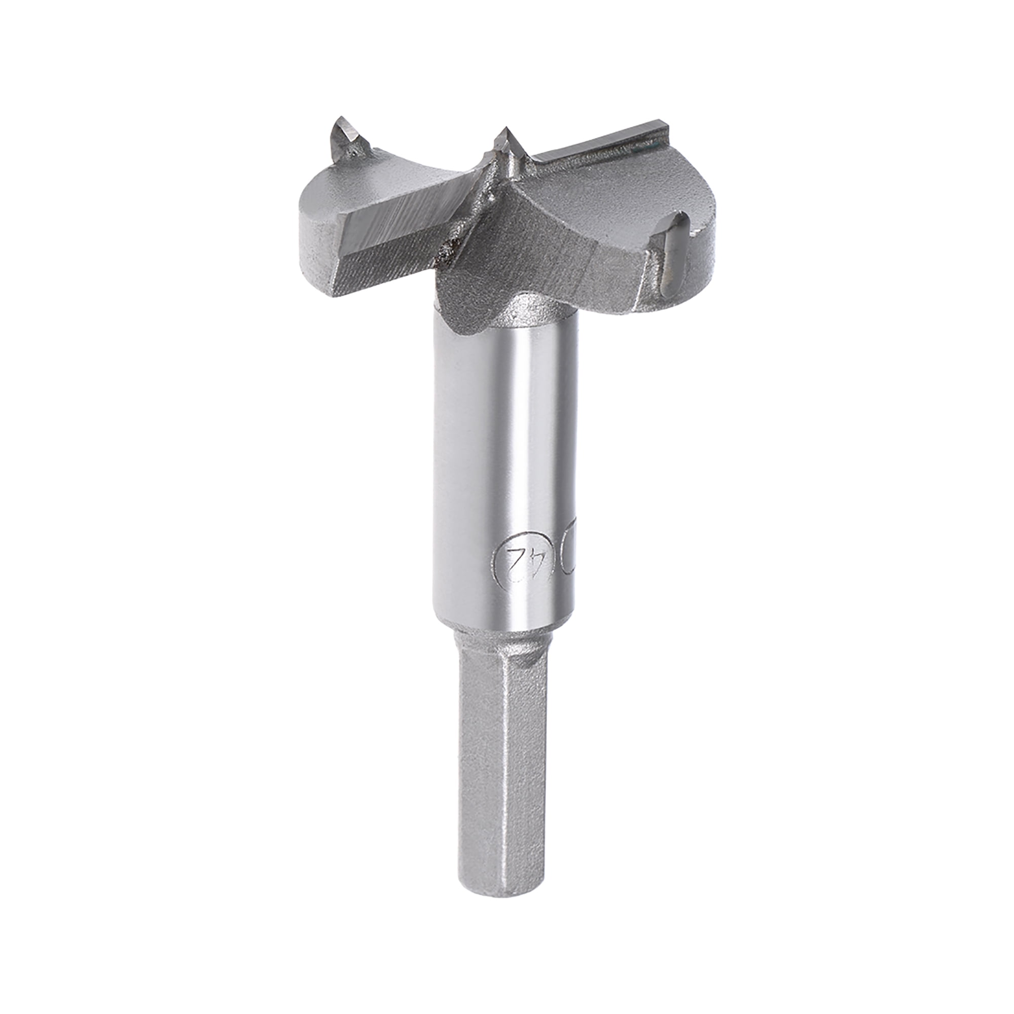 Uxcell 42mm Dia Forstner Carbide Tip Hexagon Shank Wood Boring Drill ...