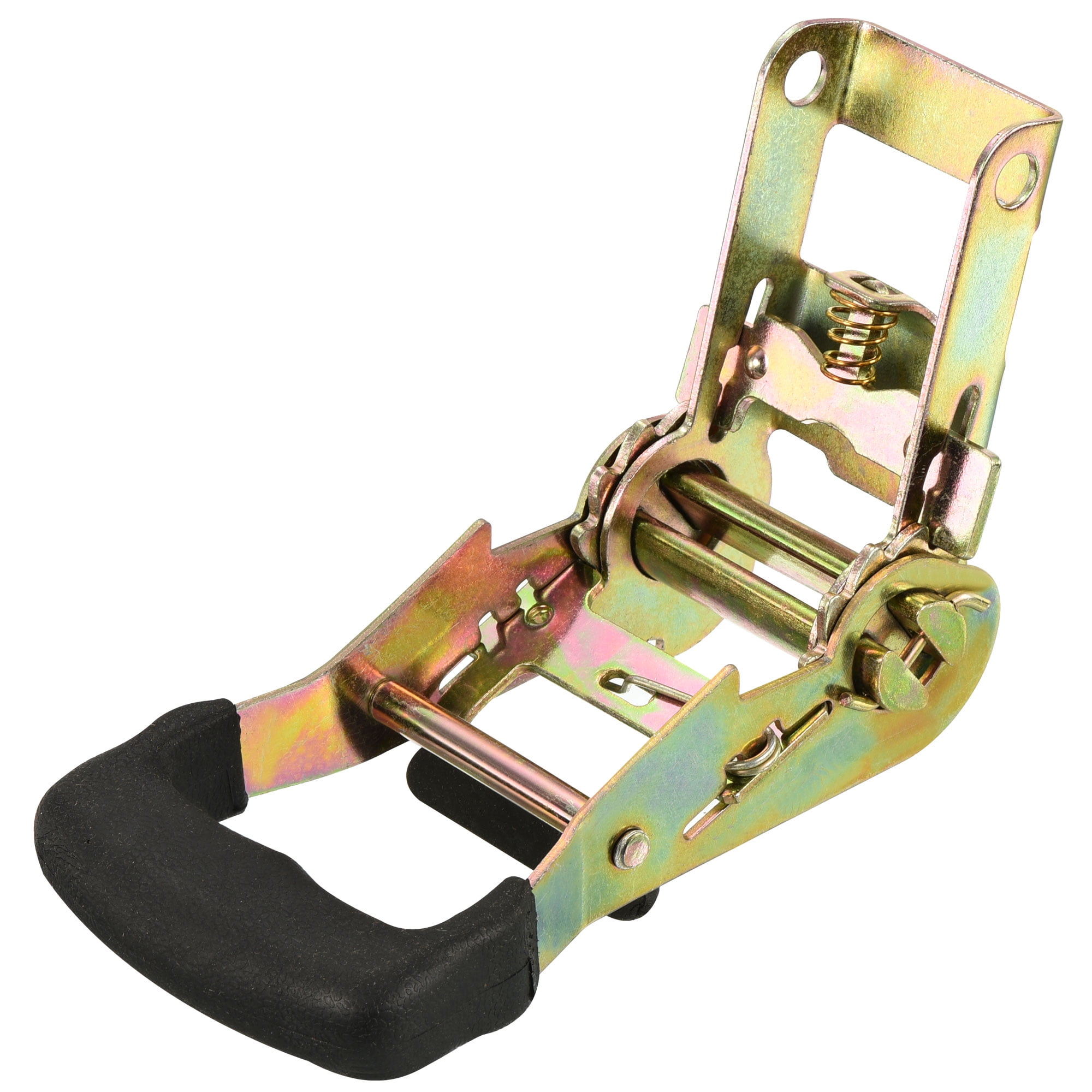Uxcell 42mm Ratchet Strap Fastener Fixed Cargo Rubberized Handle ...