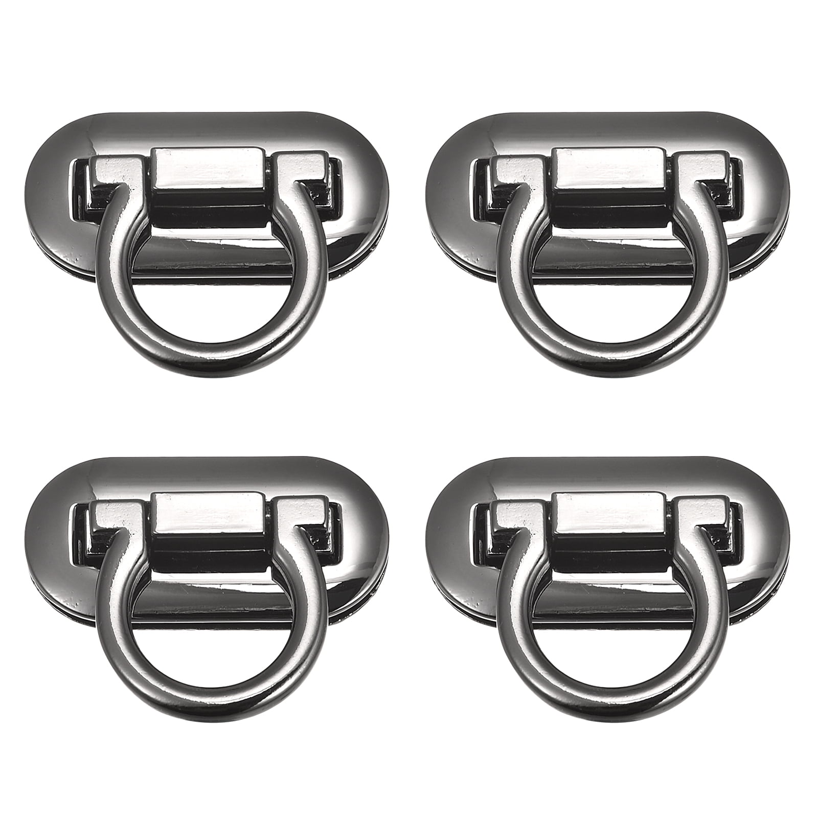 Uxcell 42mm x 20mm Alloy Turn Lock Clasp Purse Closure Twist Buckle ...