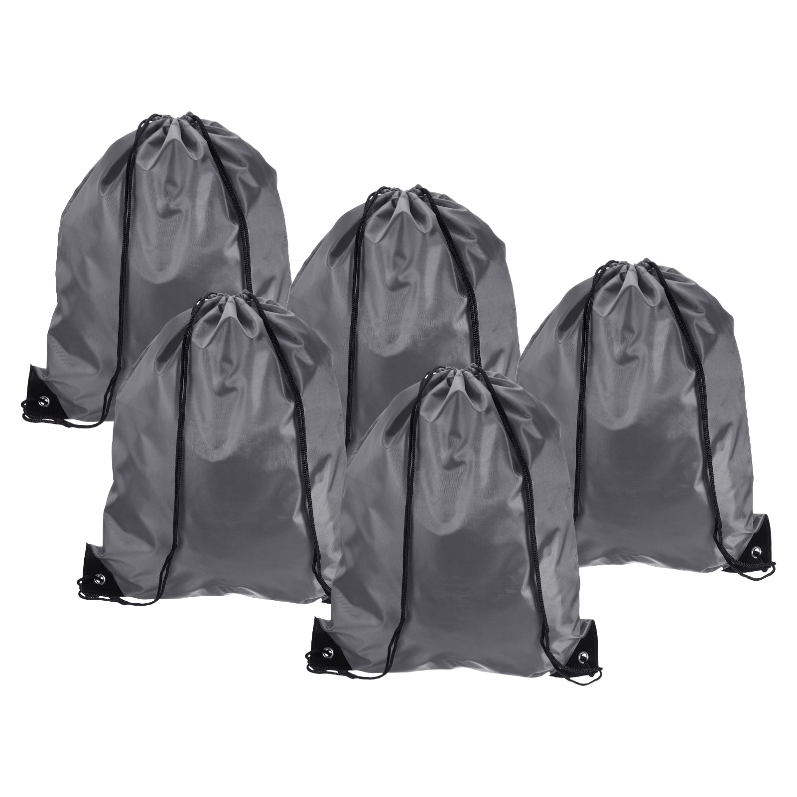 Uxcell 42x34cm Nylon Drawstring Bag Bulk Storage Cinch Backpack Sack ...