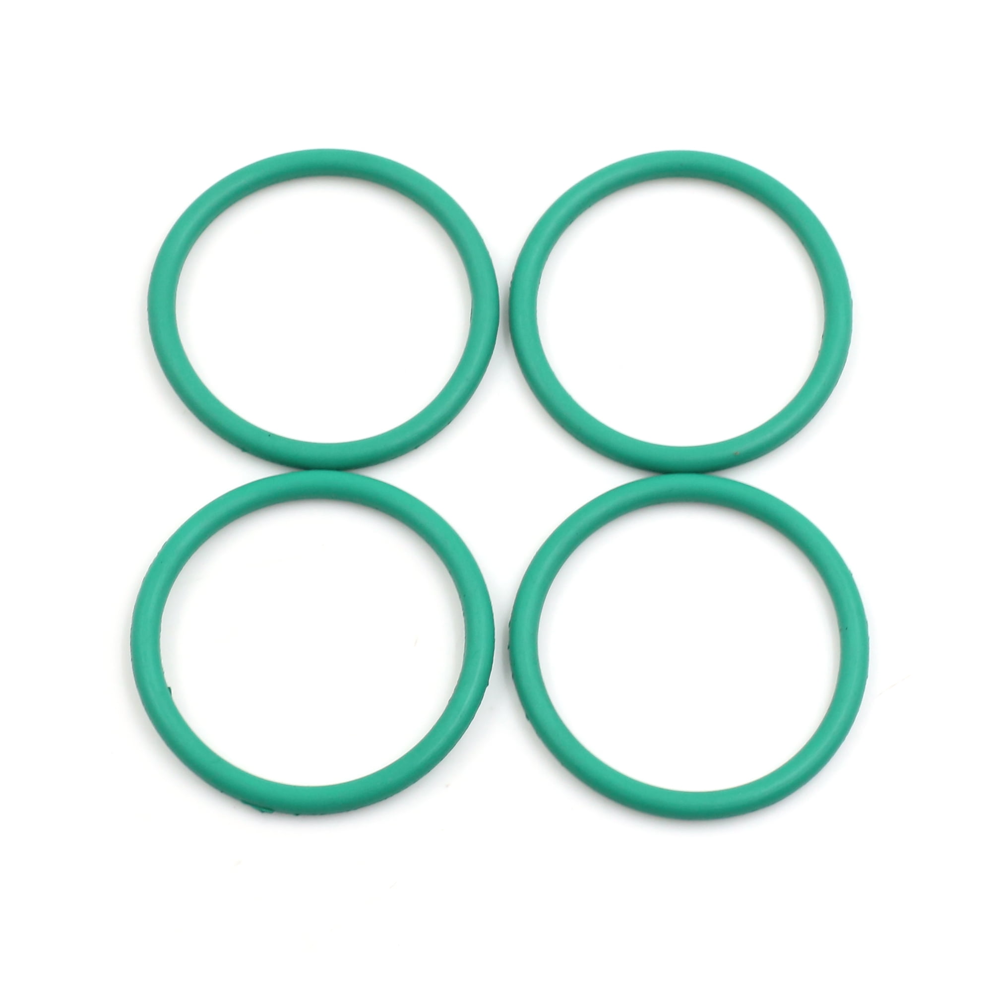 Uxcell 44mm OD 37mm ID 3.5mm Width Fluorine Rubber Seal O Rings Green 4 ...
