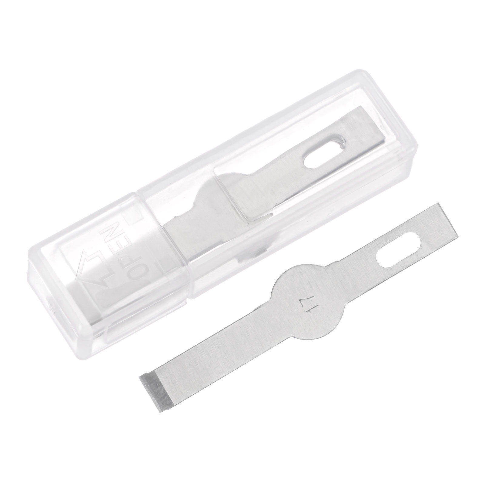 Uxcell 44x5.4mm Craft Knife Blades, High Speed Steel Hobby Blades Set ...