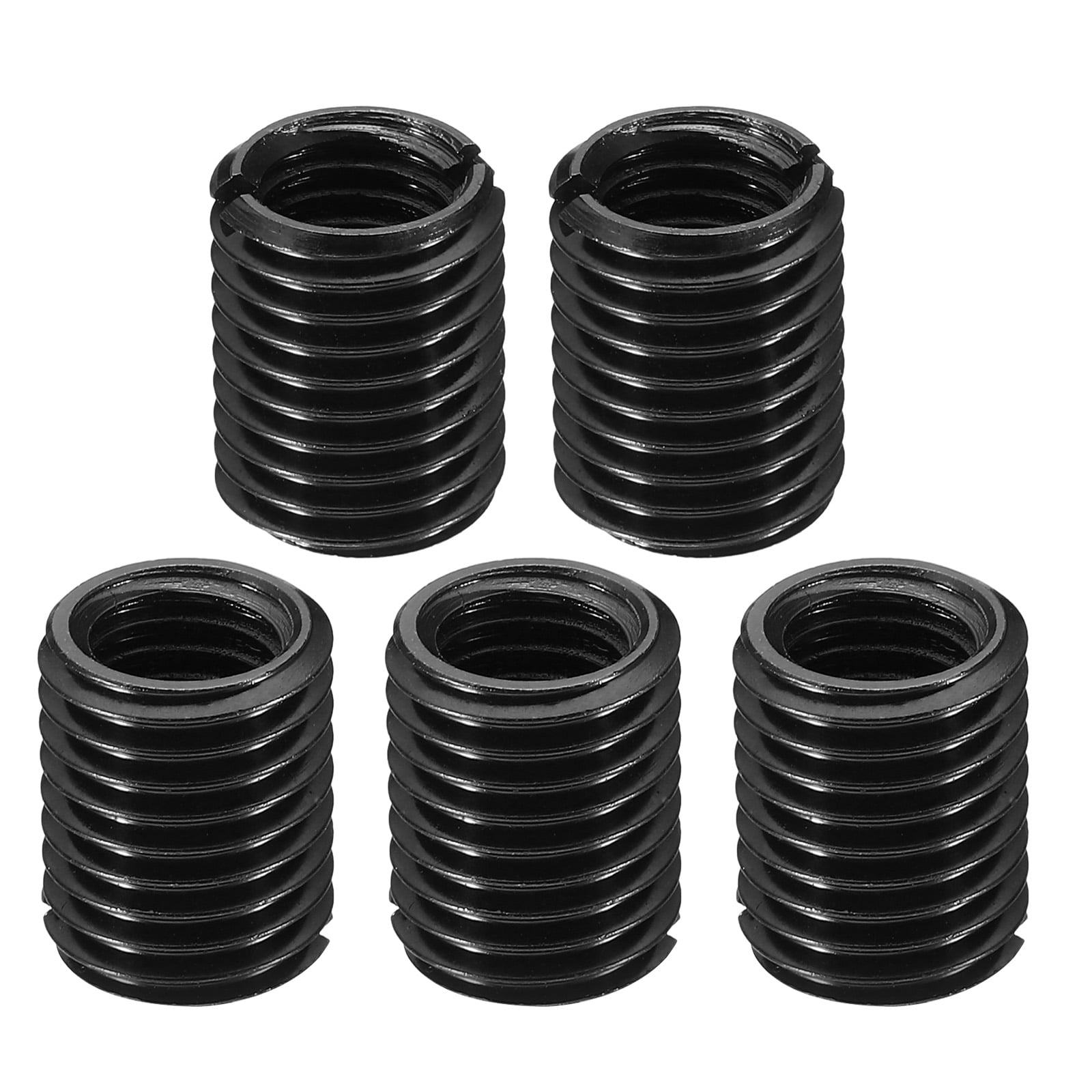 Uxcell 45# Carbon Steel Threaded Repair Insert Nut, 5pcs M12x1.75 to ...