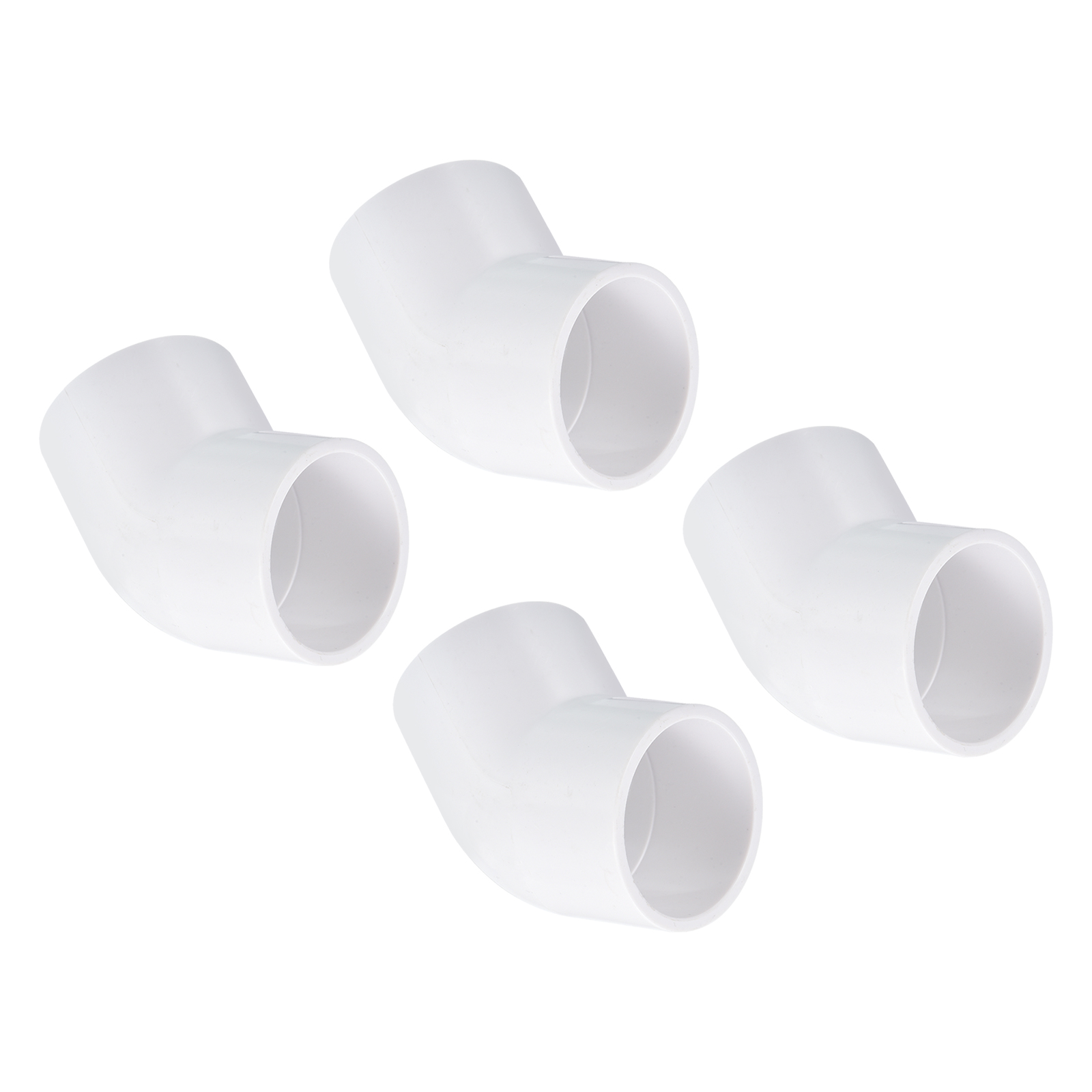 Uxcell 45 Degree Elbow Pipe Fittings 1-1/4" Furniture Grade UPVC ...