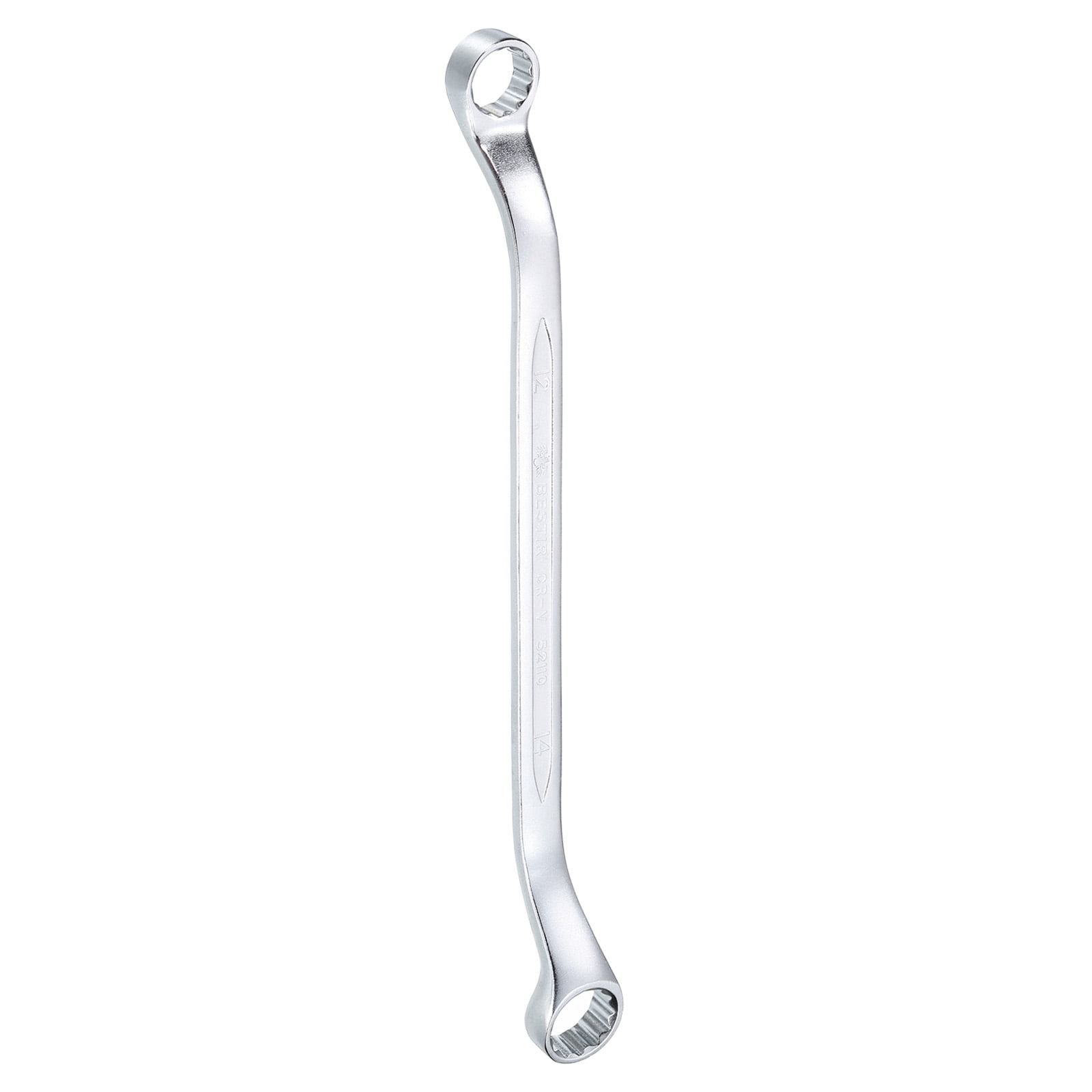 Uxcell 45-Degree Offset Box End Wrench 12mm x 14mm 12 Point Metric ...