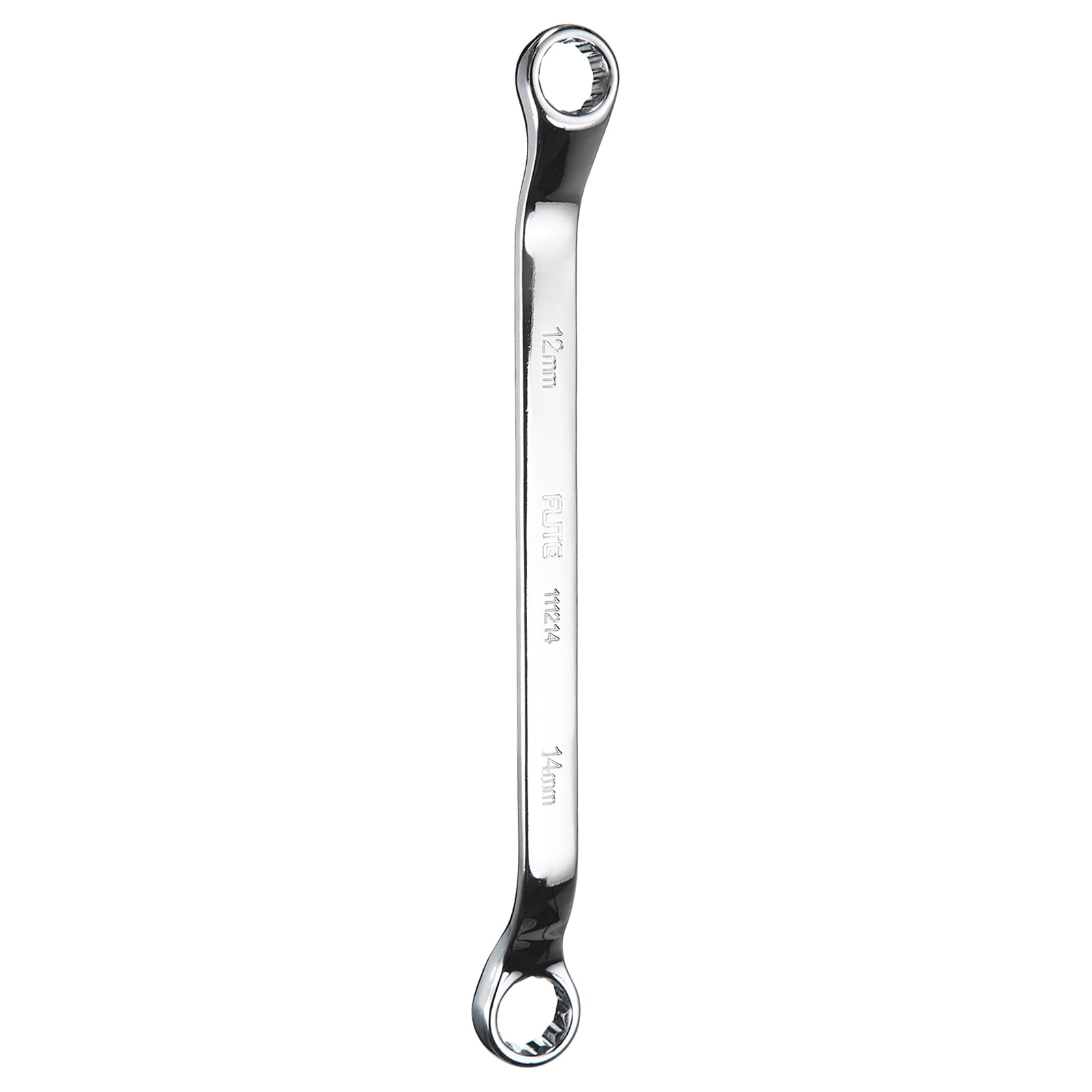 Uxcell 45 Degree Offset Box End Wrench 12mm x 14mm Metric 12 Point CR-V Steel Industrial Double ...