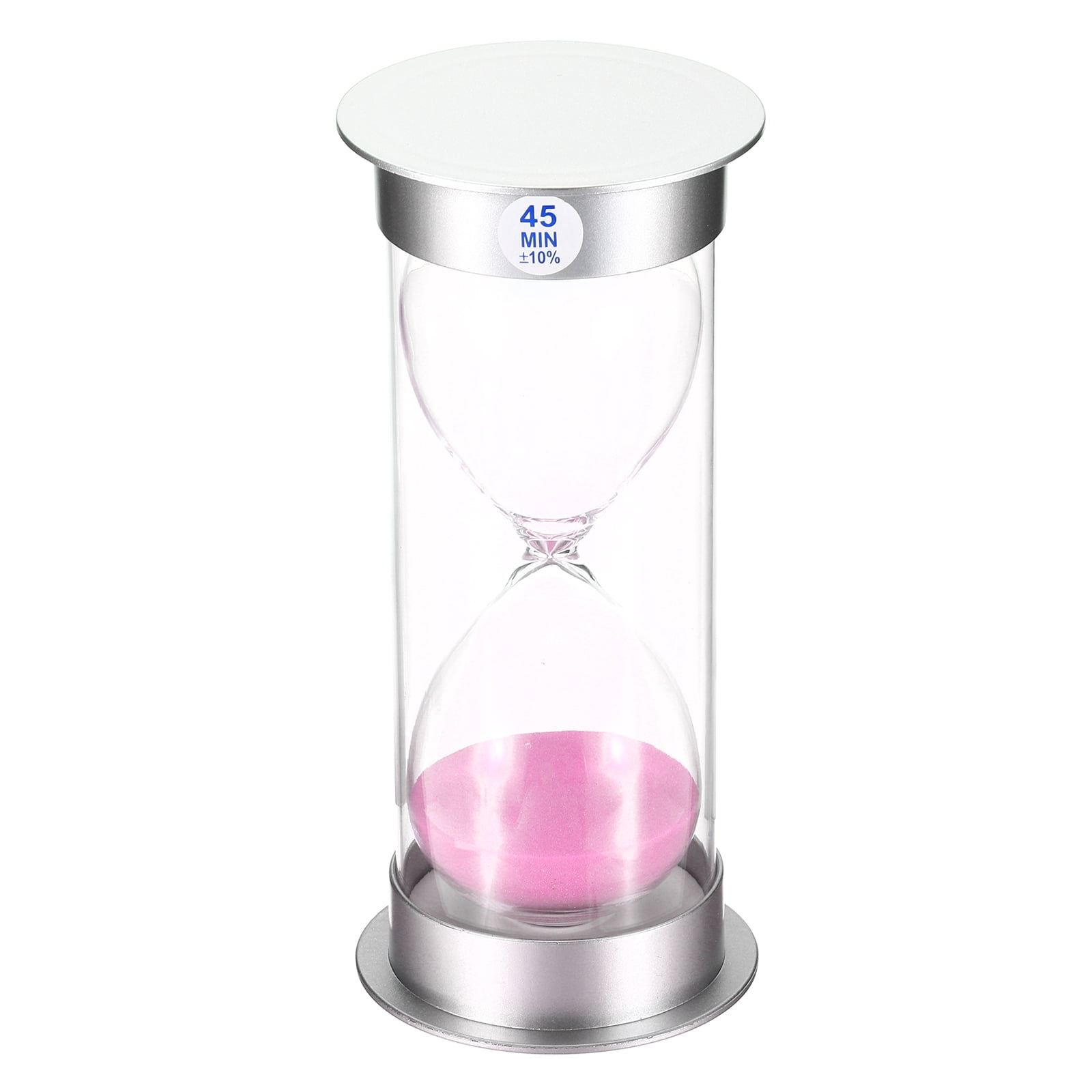 Uxcell 45 Minute Sand Timer, Sandy Clock, Count Down Sand Glass, Pink Sands - Walmart.com