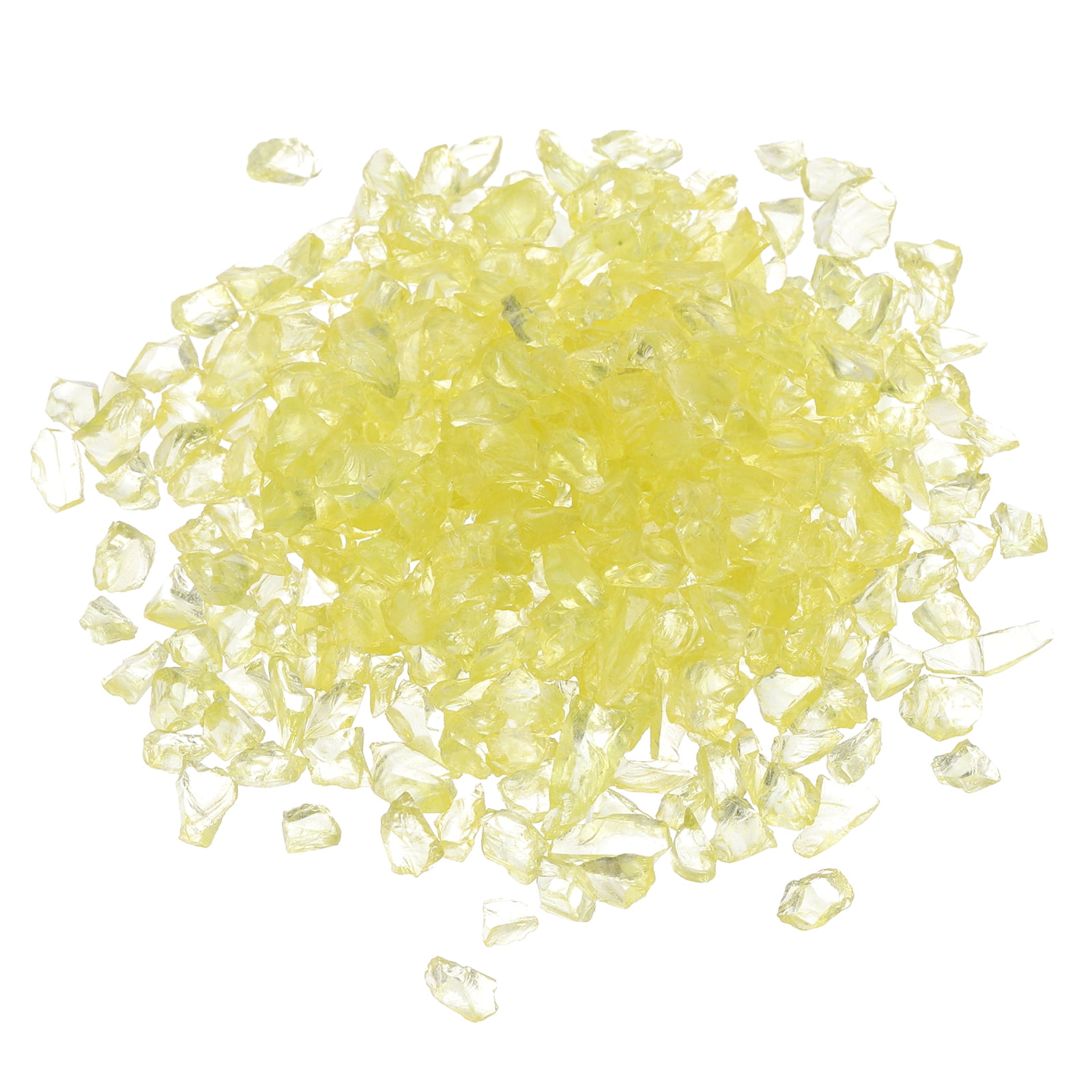 Uxcell 450g/1 lbs Irregular Decorative Glass Gravel Rock Sand Stone ...