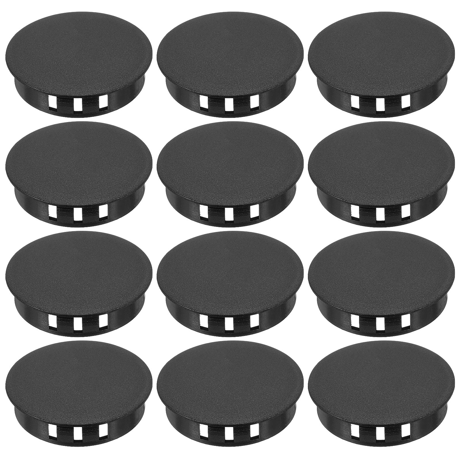 Uxcell 45mm/1-3/4" Plastic Hole Plugs, Flush Type Round Plug Snap in ...