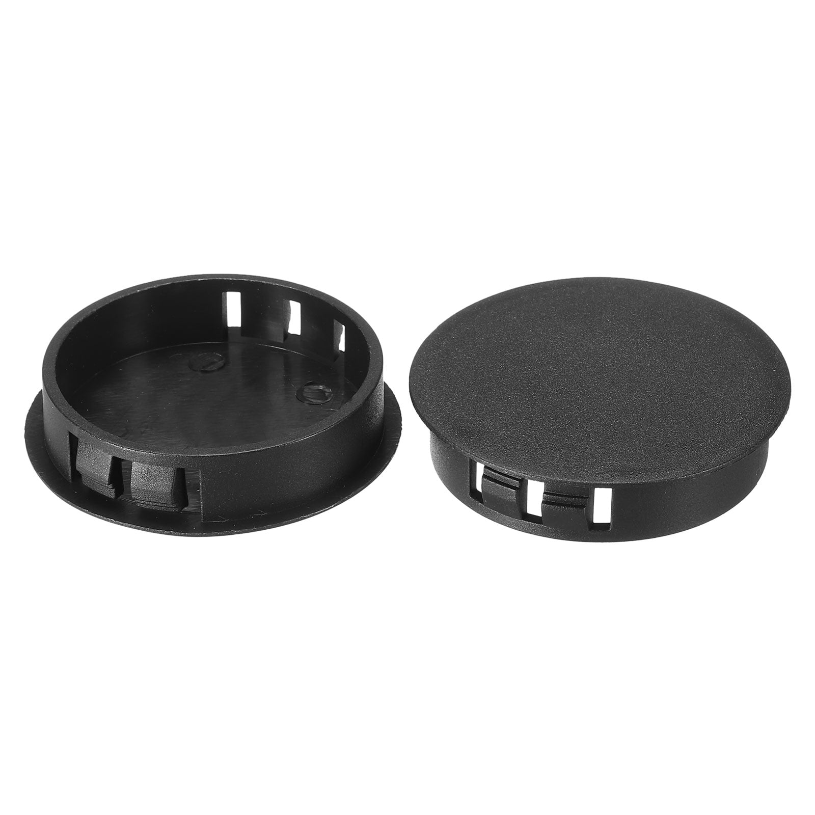 Uxcell 45mm 1.8" Plastic Hole Plugs, Flush Type Round Hole Cover Snap ...