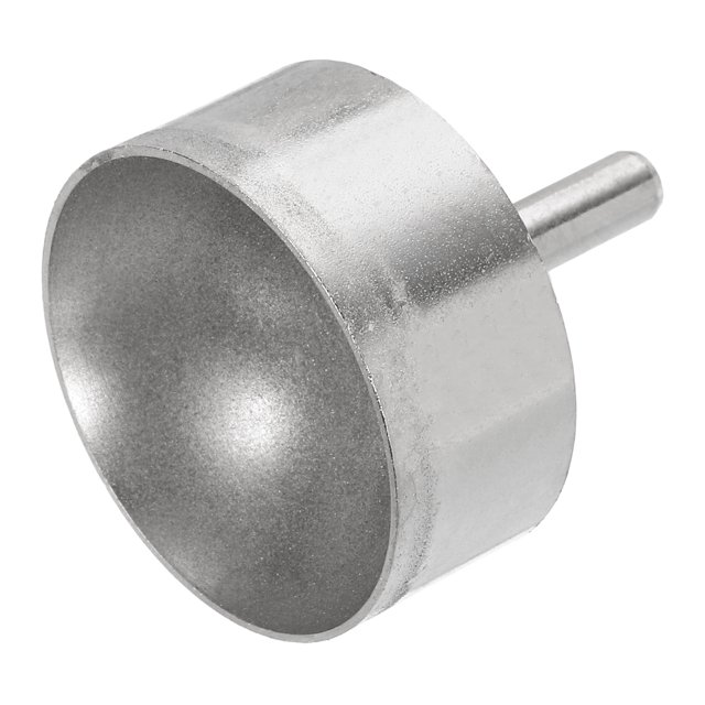 Uxcell 45mm 600 Fine Grits Diamond Mounted Point Spherical Concave Head ...