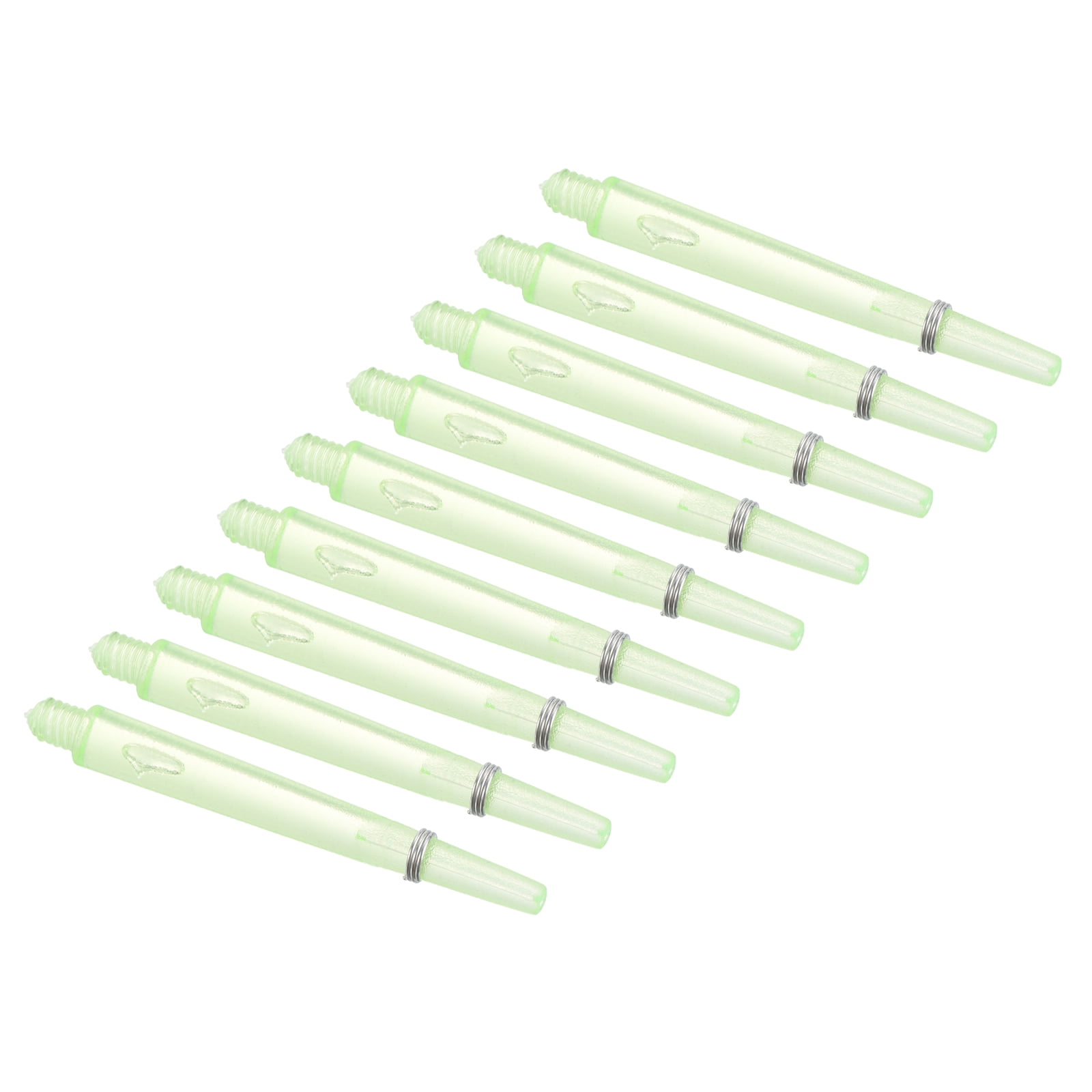 Uxcell 45mm Dart Shafts, 2BA Thread Plastic Dart Stems - 9 Pack (Green ...