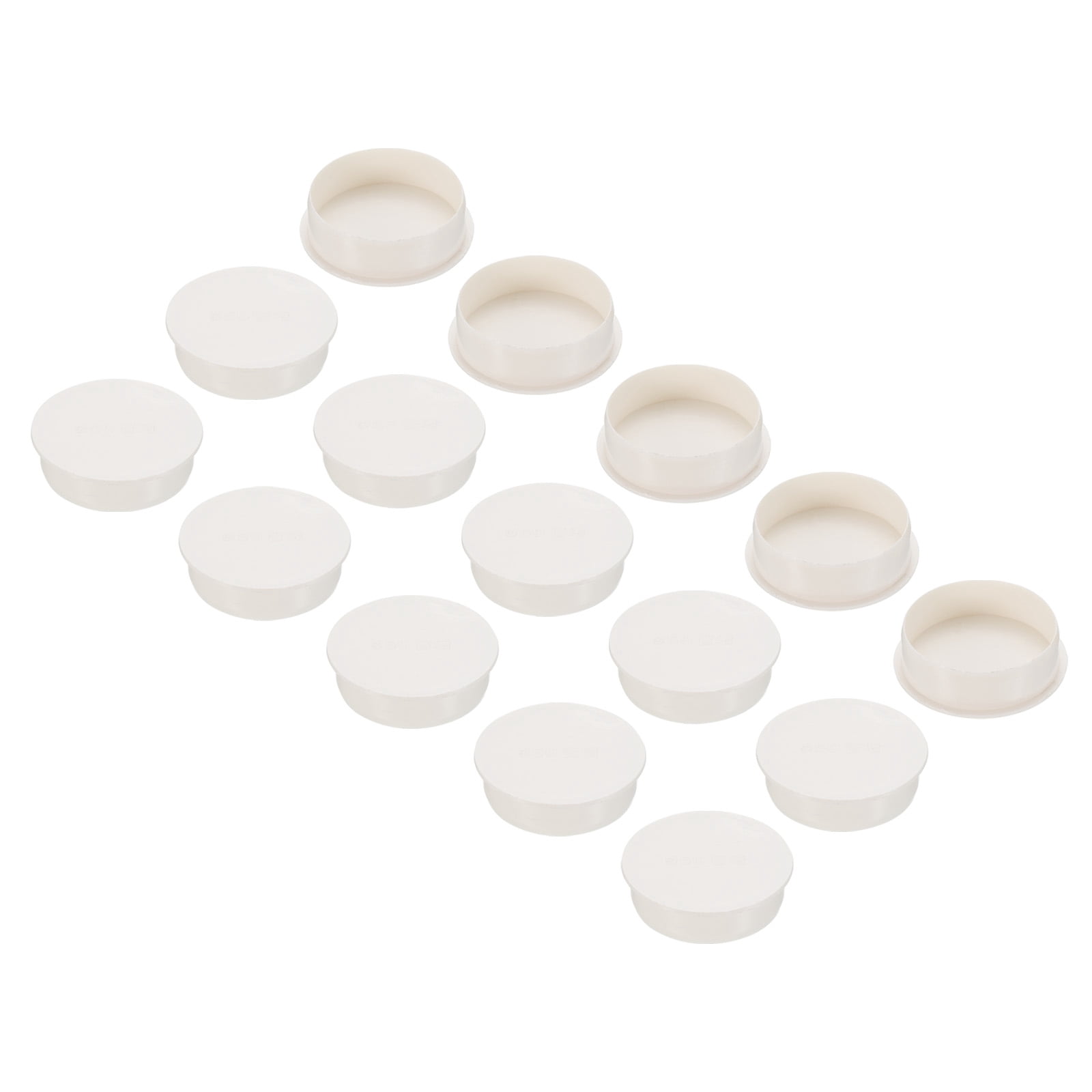 Uxcell 45mm OD Pipe Hole Plugs, 15 Pack Round Tubing Insert Pipe End ...