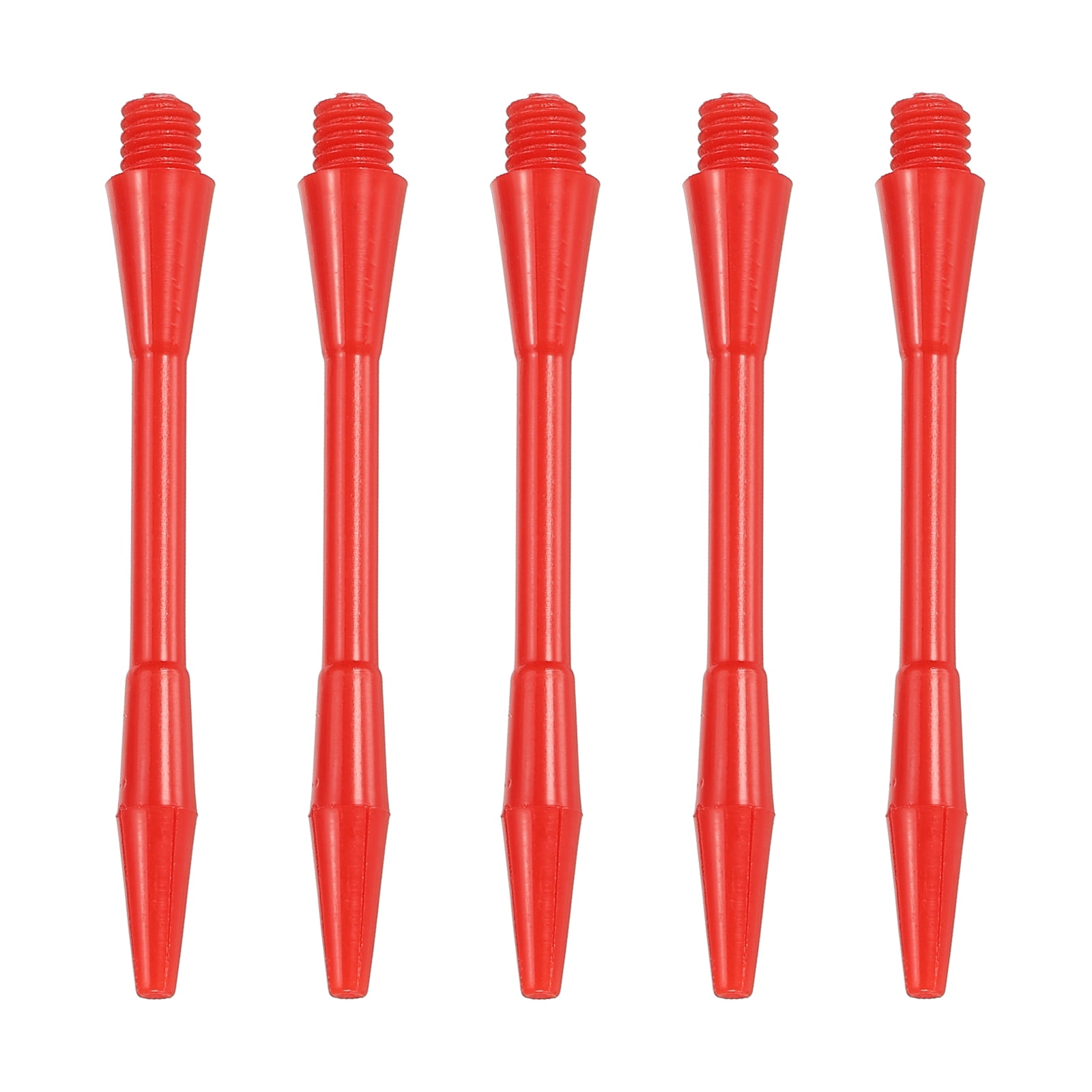 Uxcell 45mm Plastic Dart Shafts, 15 Pack 2BA Thread Dart Stems, Red ...