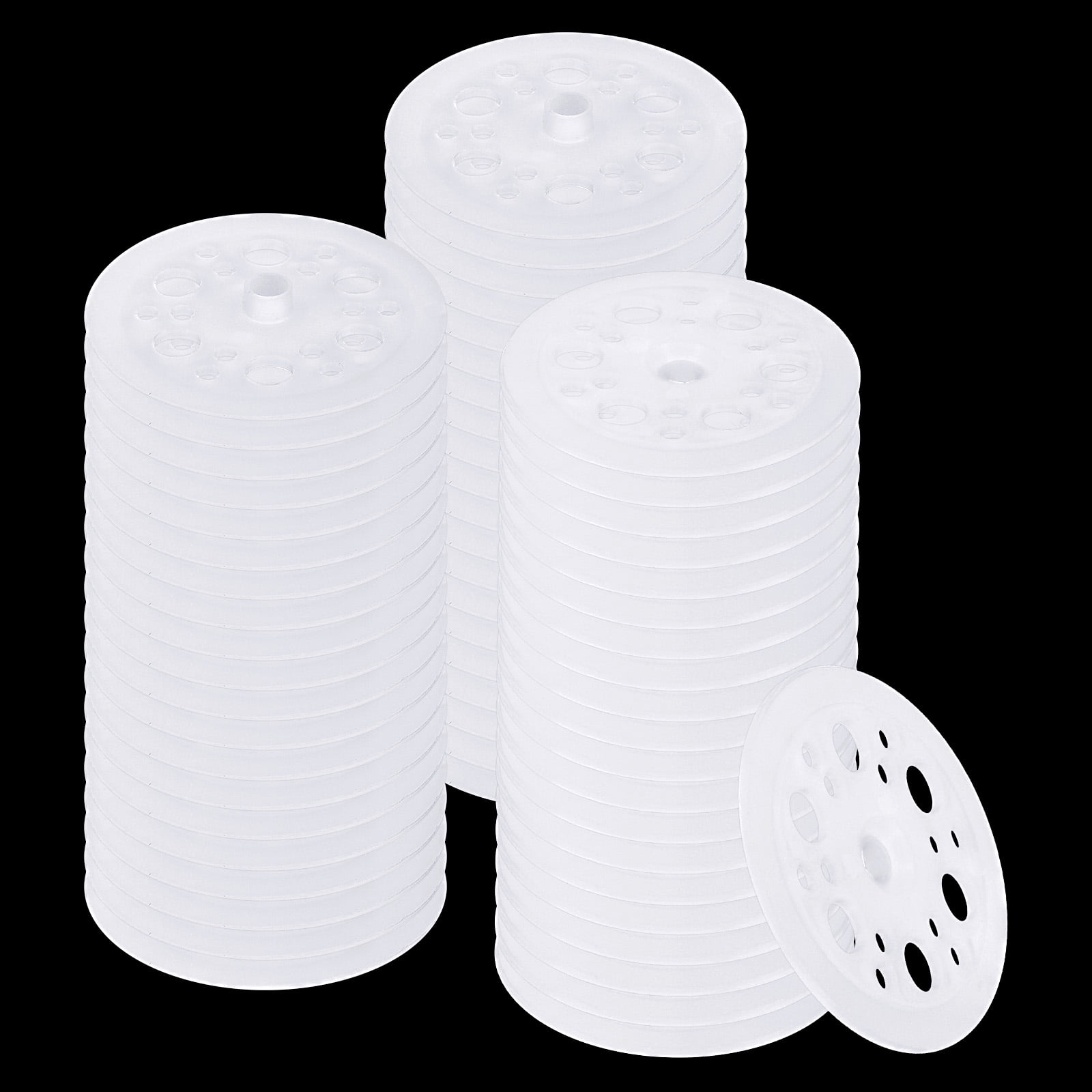 Uxcell 45mm Plastic Washers, 500pcs Plastic Insulation Washers Washers ...