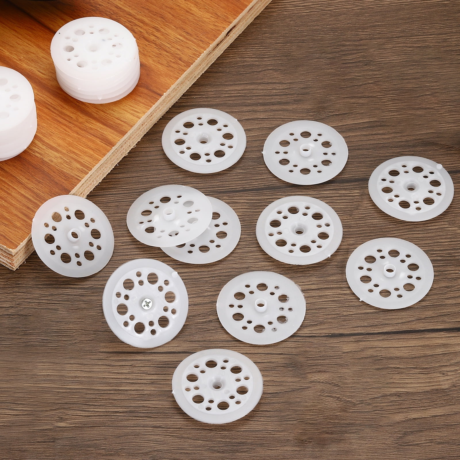 Uxcell 45mm Plastic Washers, 500pcs Plastic Insulation Washers Washers ...