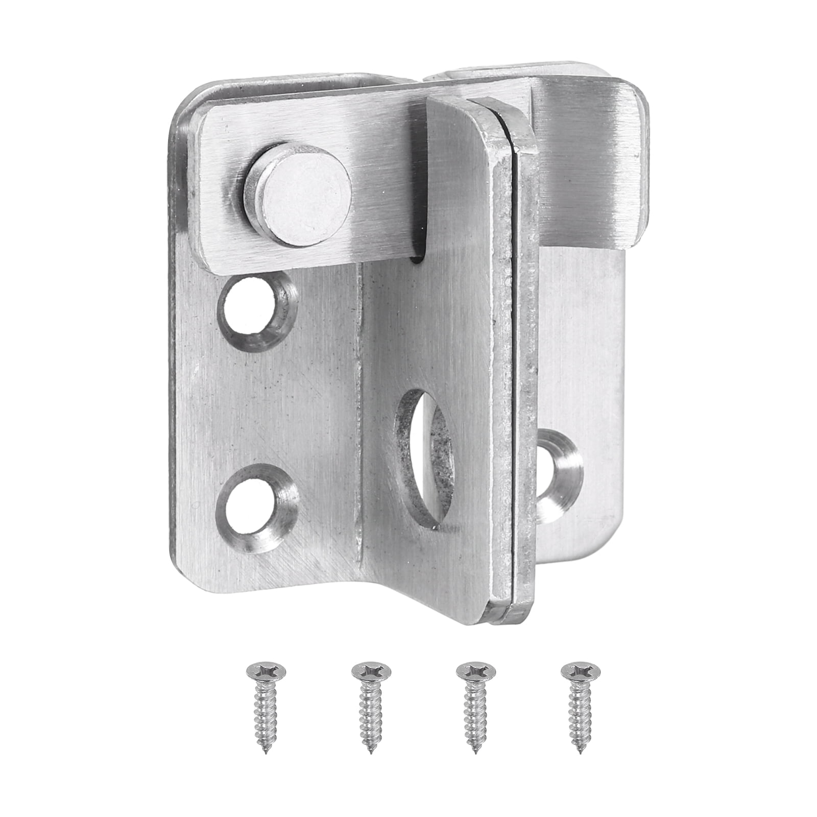 Uxcell 45mm Stainless Steel Flip Gate Latch Door Slide Bolt Left Open ...