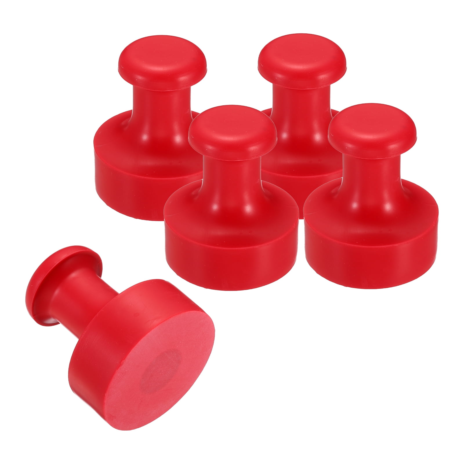 Uxcell 45mm Stamp Rubber Round Handle, 5 Pack Rubber Knobs Stamp Mounts ...
