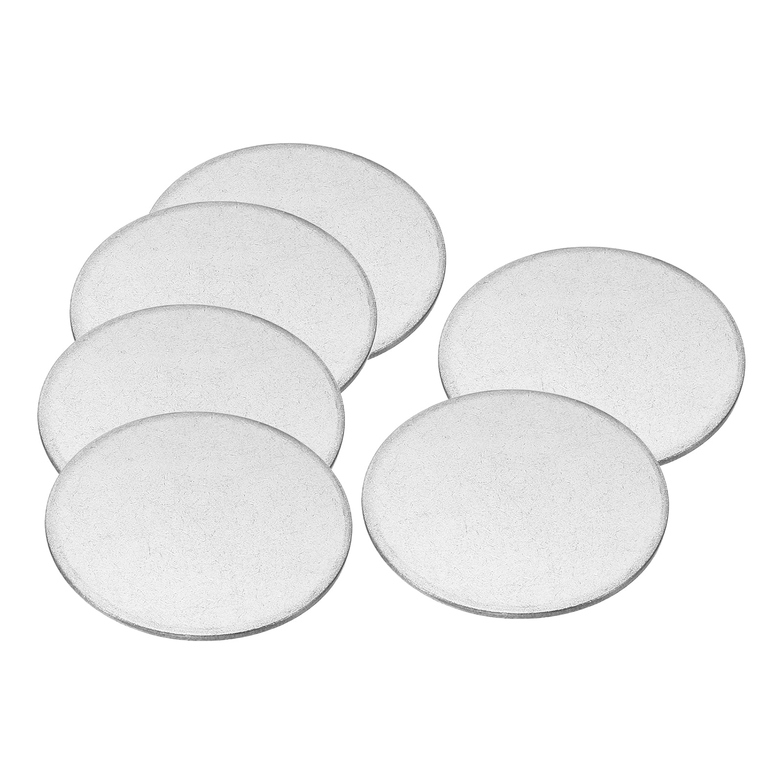 Uxcell 45mm Steel Disc, 20pcs Round Metal Stamping Blanks Tags Circle ...