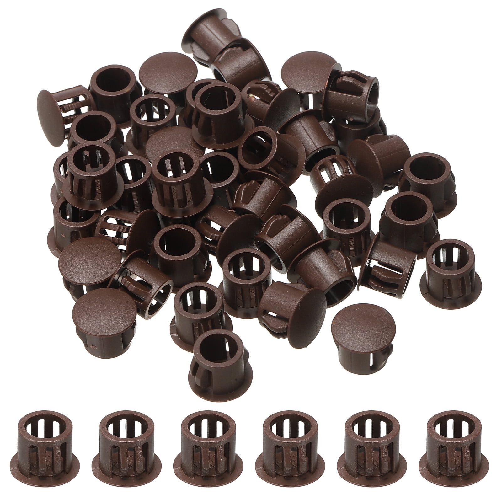 Uxcell 45pcs Nylon Hole Plugs,2/5"(10mm) Round Drill Screw Hole Plugs ...