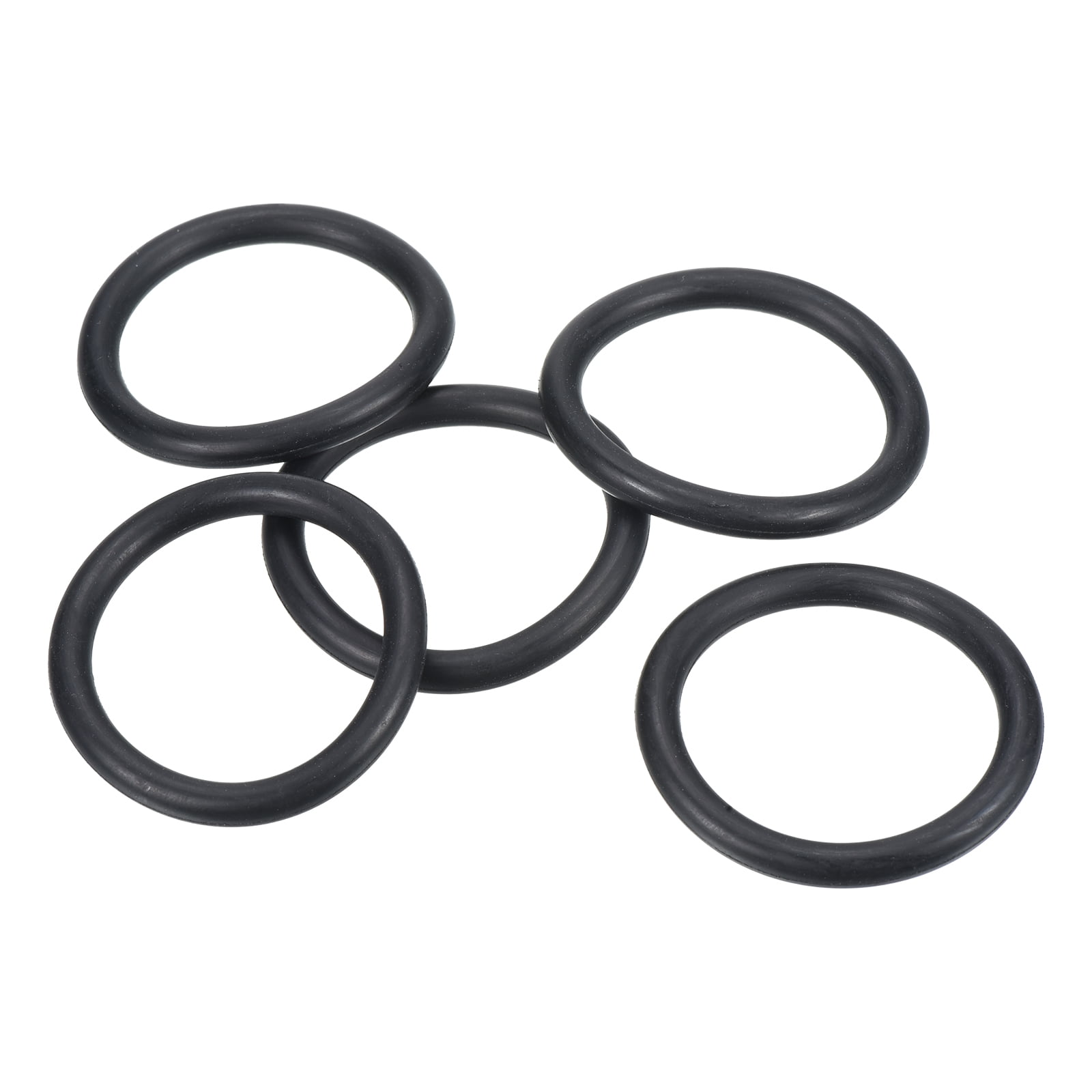 Uxcell 45x35x5mm Nitrile Rubber O Rings Metric Sealing Gasket, Black 20 ...