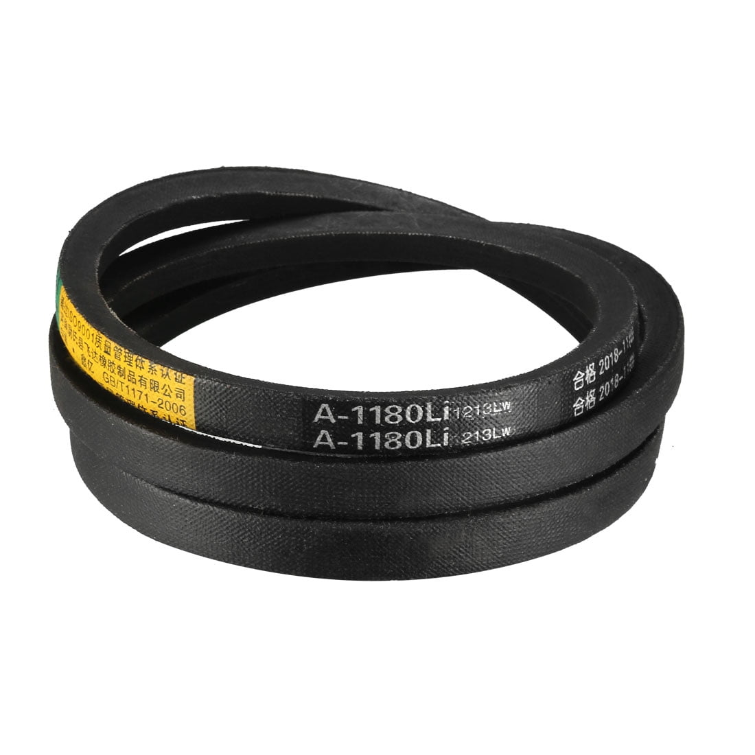 Uxcell 46.46''Industrial Drive V-Belt Transmission Belt Rubber Black ...