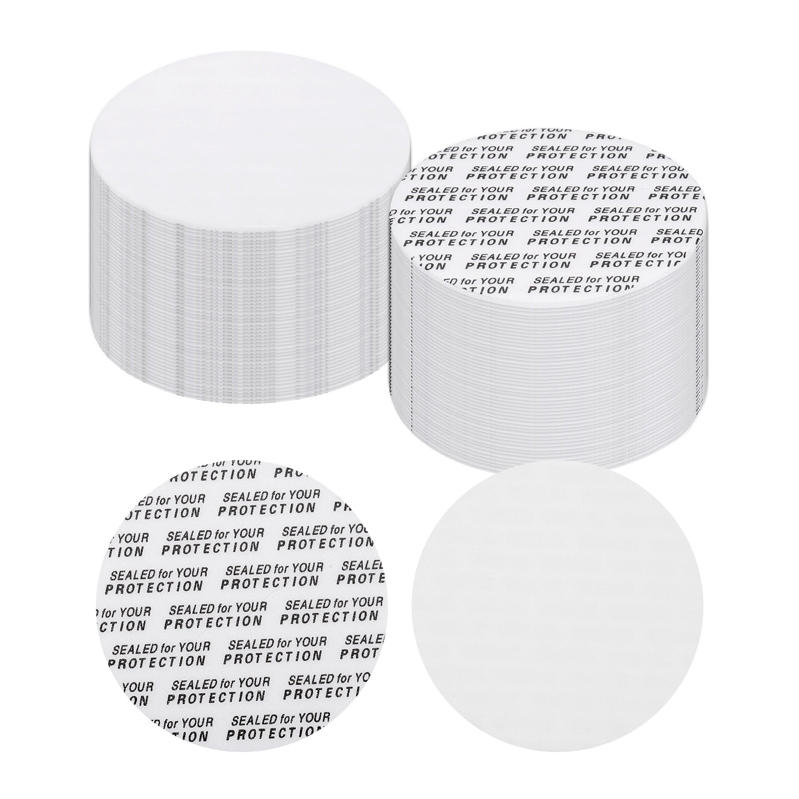 Uxcell 46mm / 1.81" Foam Lid Liner, 100 Pcs Adhesive Round PS Pressure ...