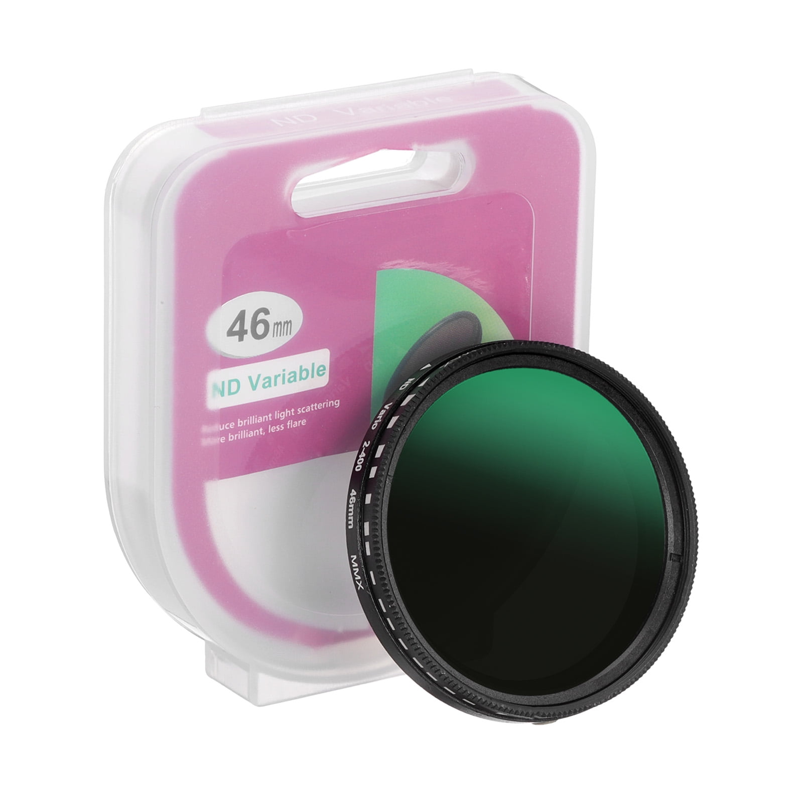 Uxcell 46mm ND Filter, Variable ND Lens ND2-ND400 Adjustable Neutral ...