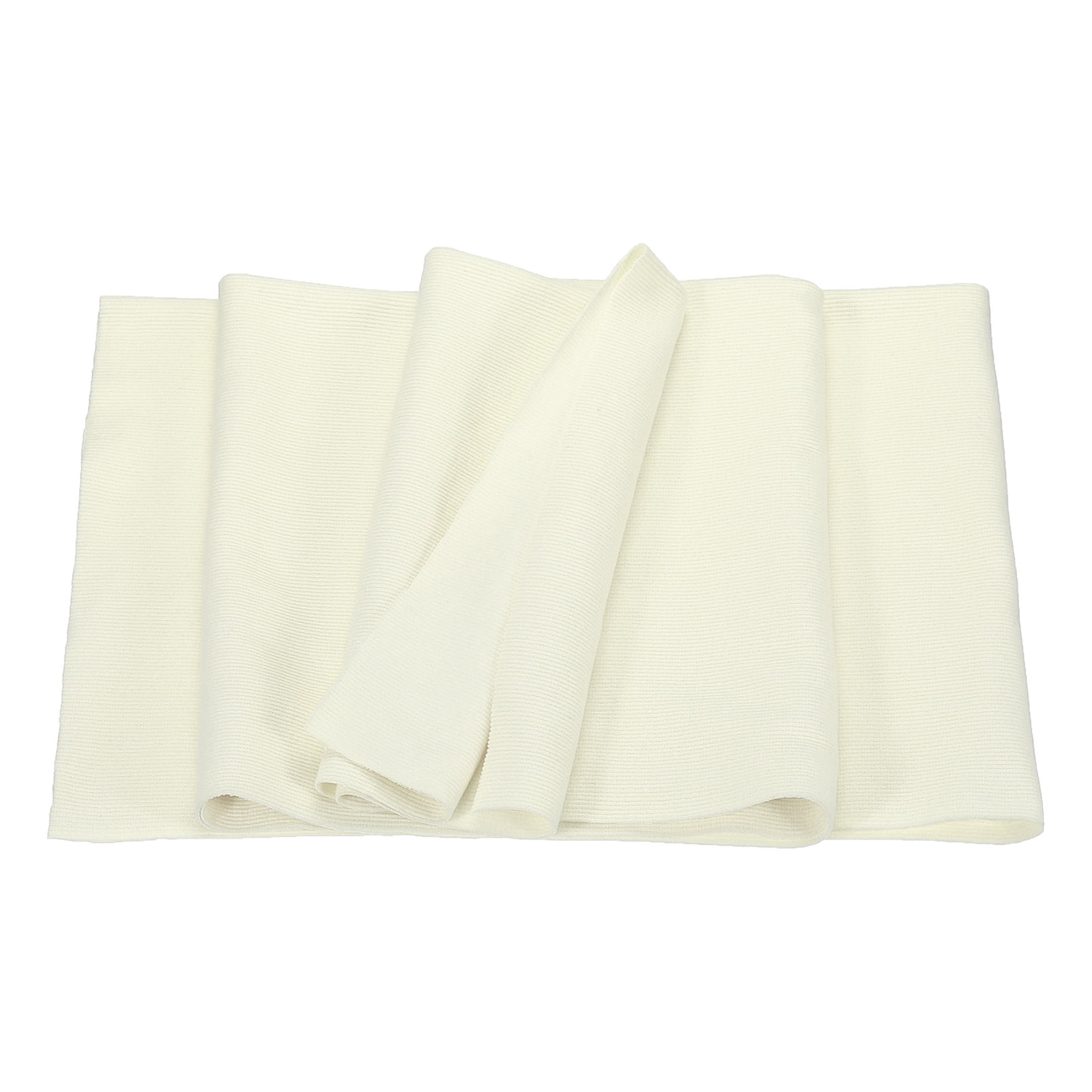Uxcell Elastic Cuffs Ribbed Trims Cotton Fabric Knit Rib Stretch Tape ...