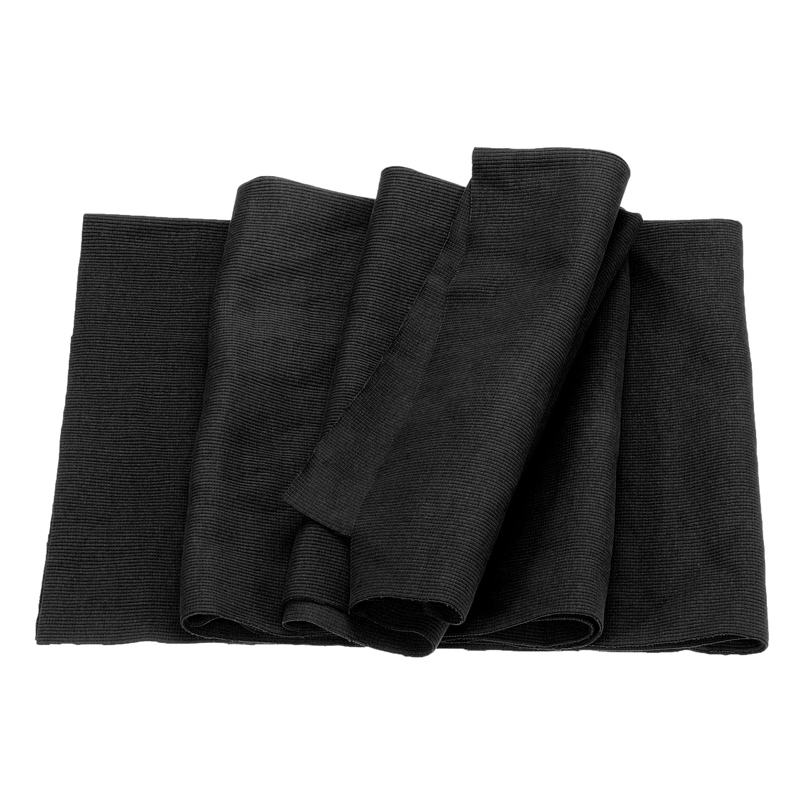 Uxcell Elastic Cuffs Ribbed Trims Cotton Fabric Knit Rib Stretch Tape ...