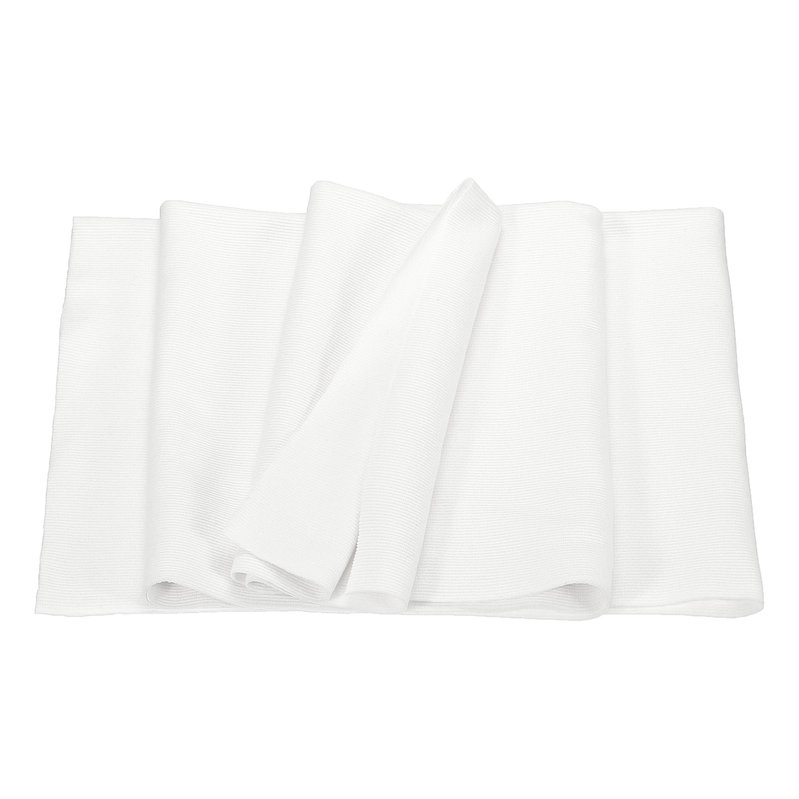 Uxcell Elastic Cuffs Ribbed Trims Cotton Fabric Knit Rib Stretch Tape ...