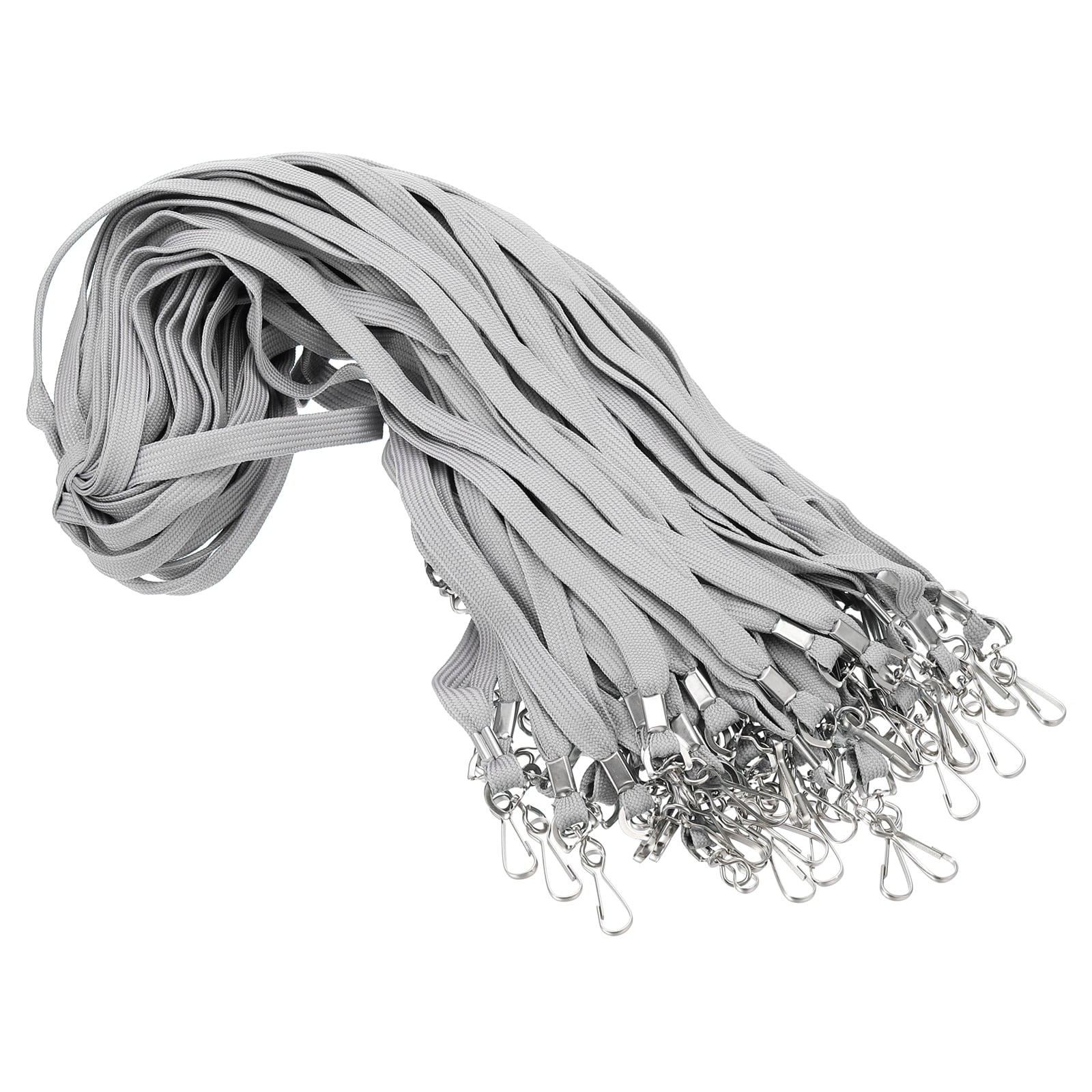 Uxcell 47cm Lanyards Bulk, 100Pcs Teacher Lanyards for ID Badges Keys ...
