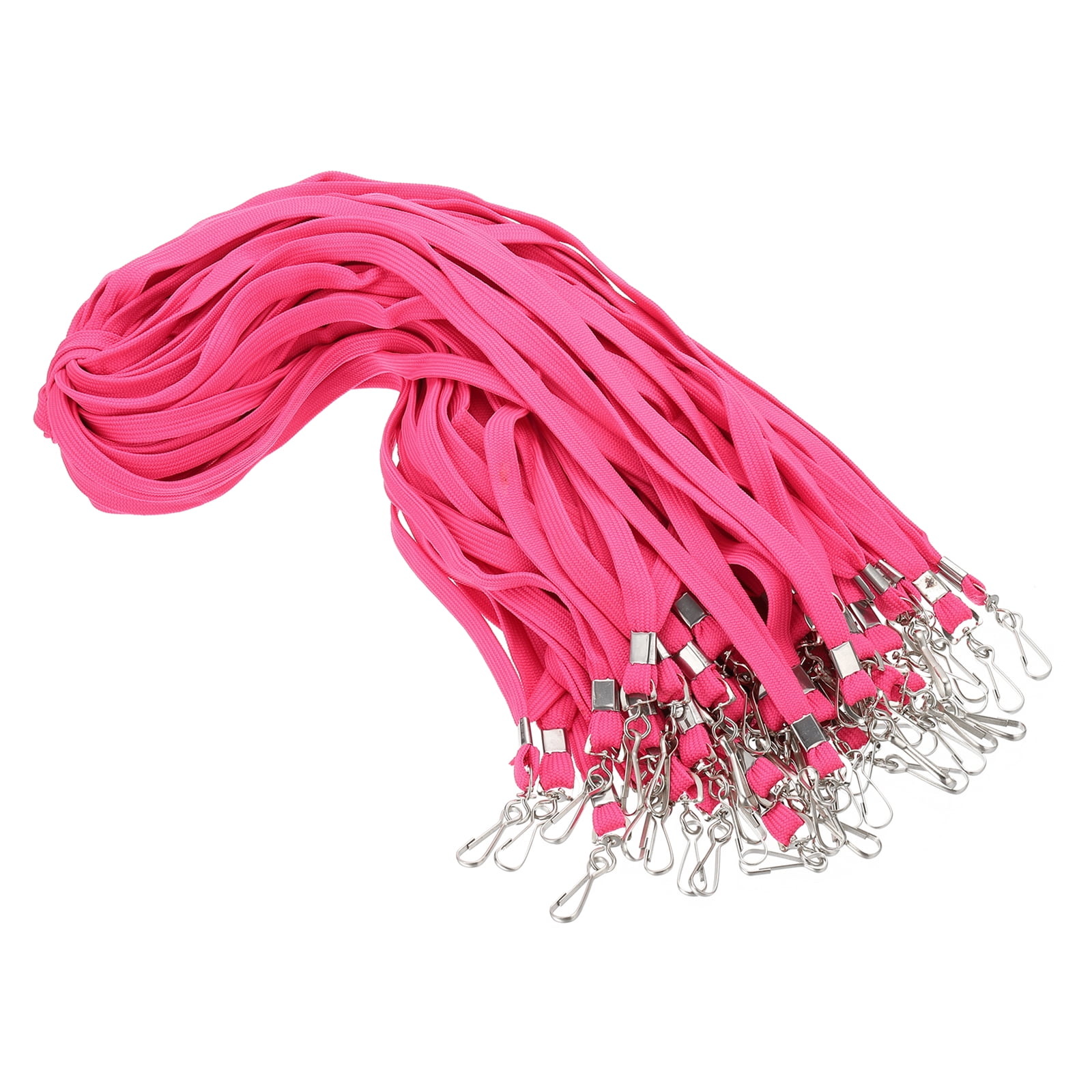 Uxcell 47cm Lanyards Bulk, 50Pcs Teacher Lanyards for ID Badges Keys ...