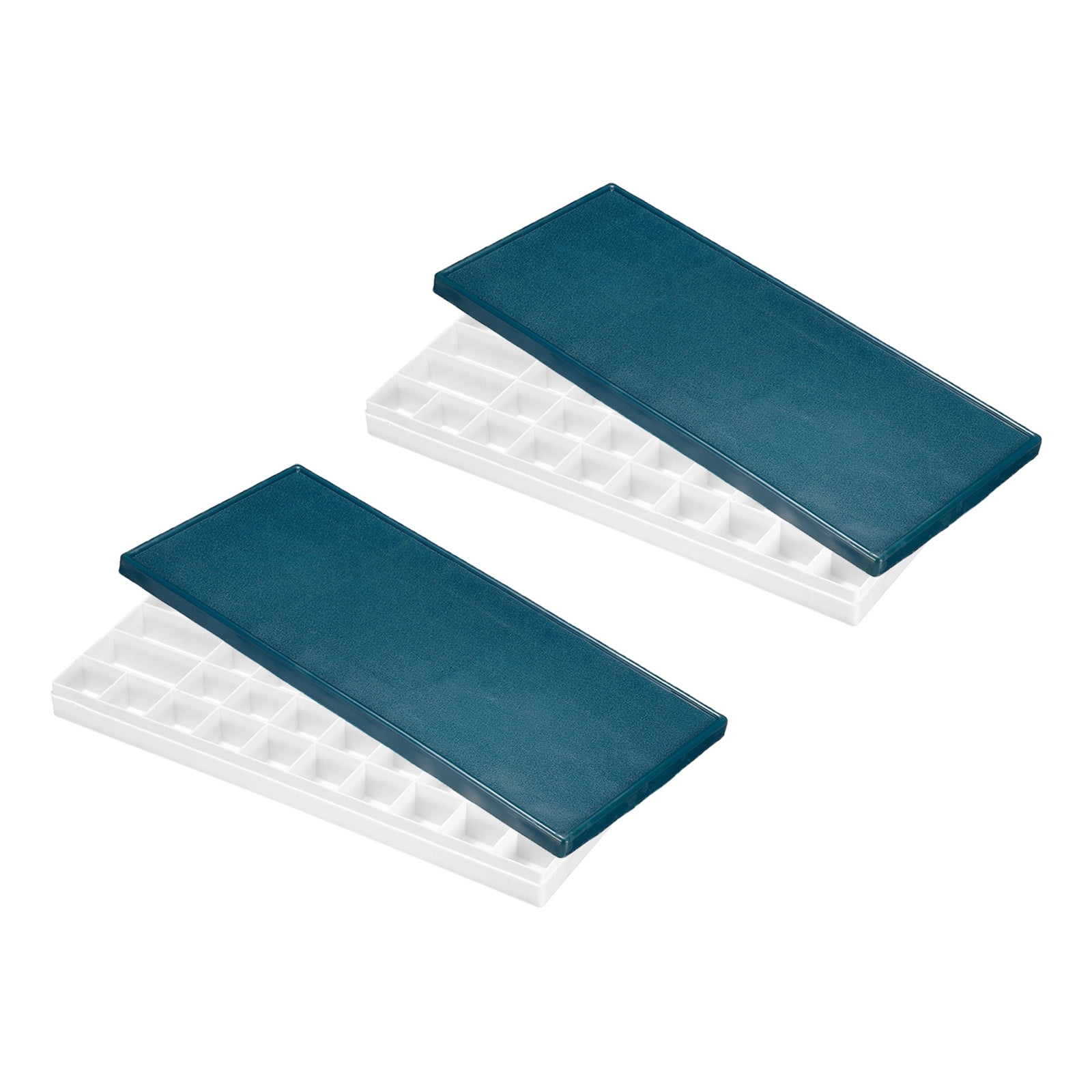 Uxcell 48 Compartments Paint Palette Plastic Painting Tray Deep Saver ...