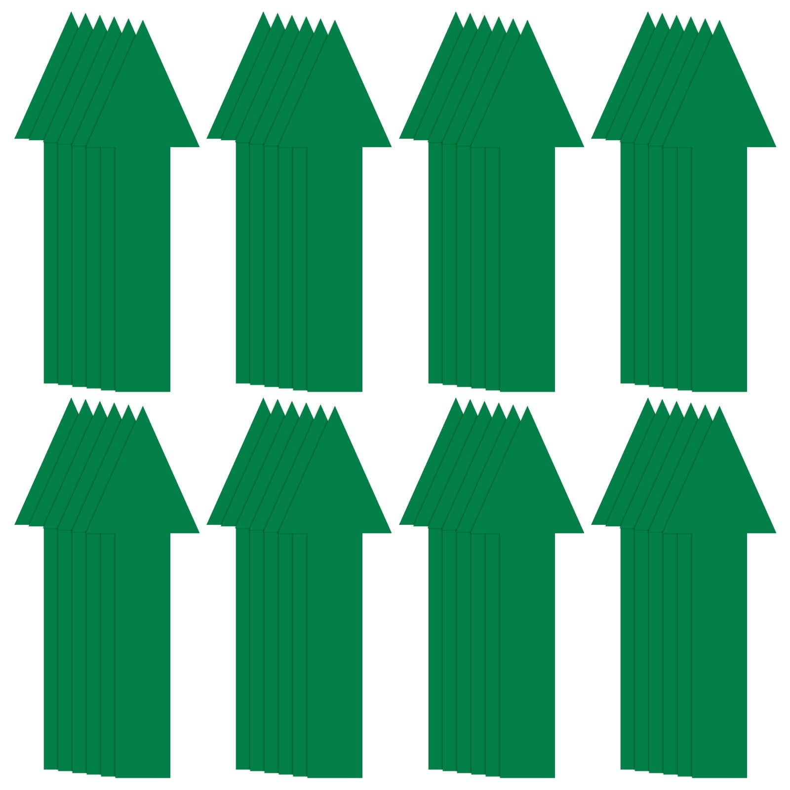 Uxcell 48-Pack Arrow Sticker, 6 Inch PVC Self Adhesive Arrow Sign for ...