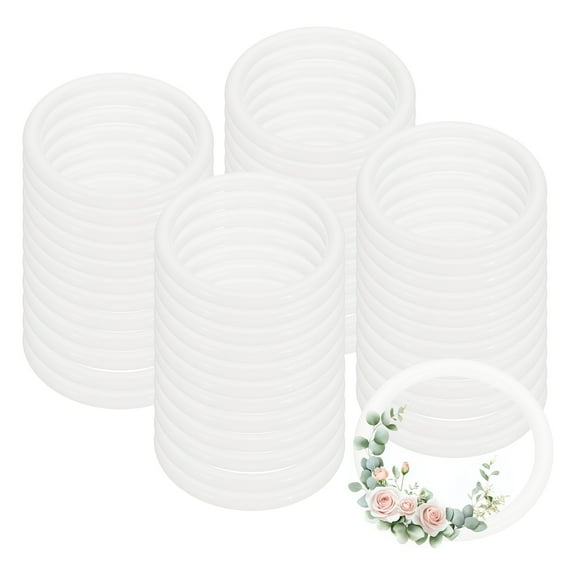 Plastic Rings and Craft Findings for Arts and Sewing Projects