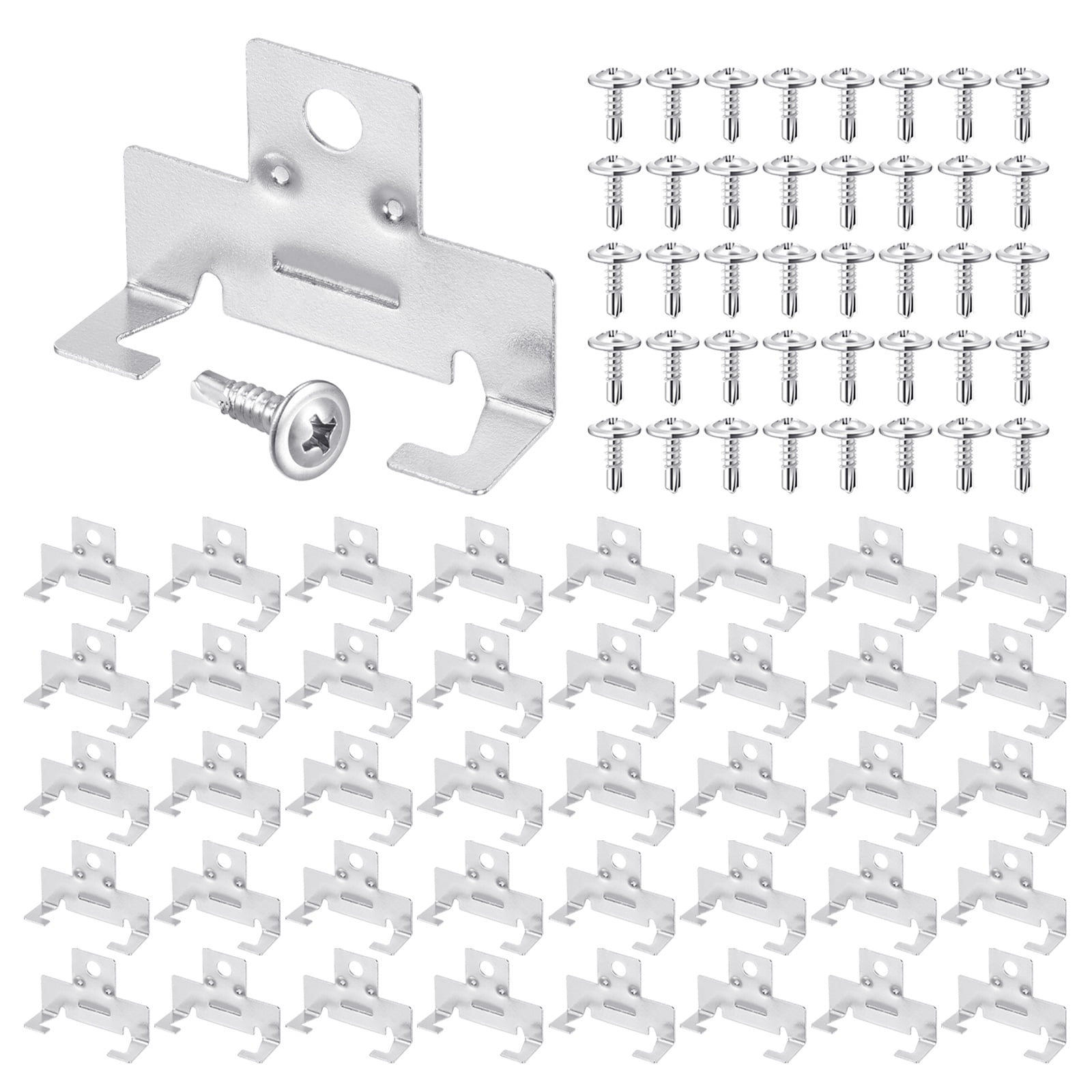 Uxcell 48 Pcs Recessed Light Clips Downlight Housing C Clips 304 ...