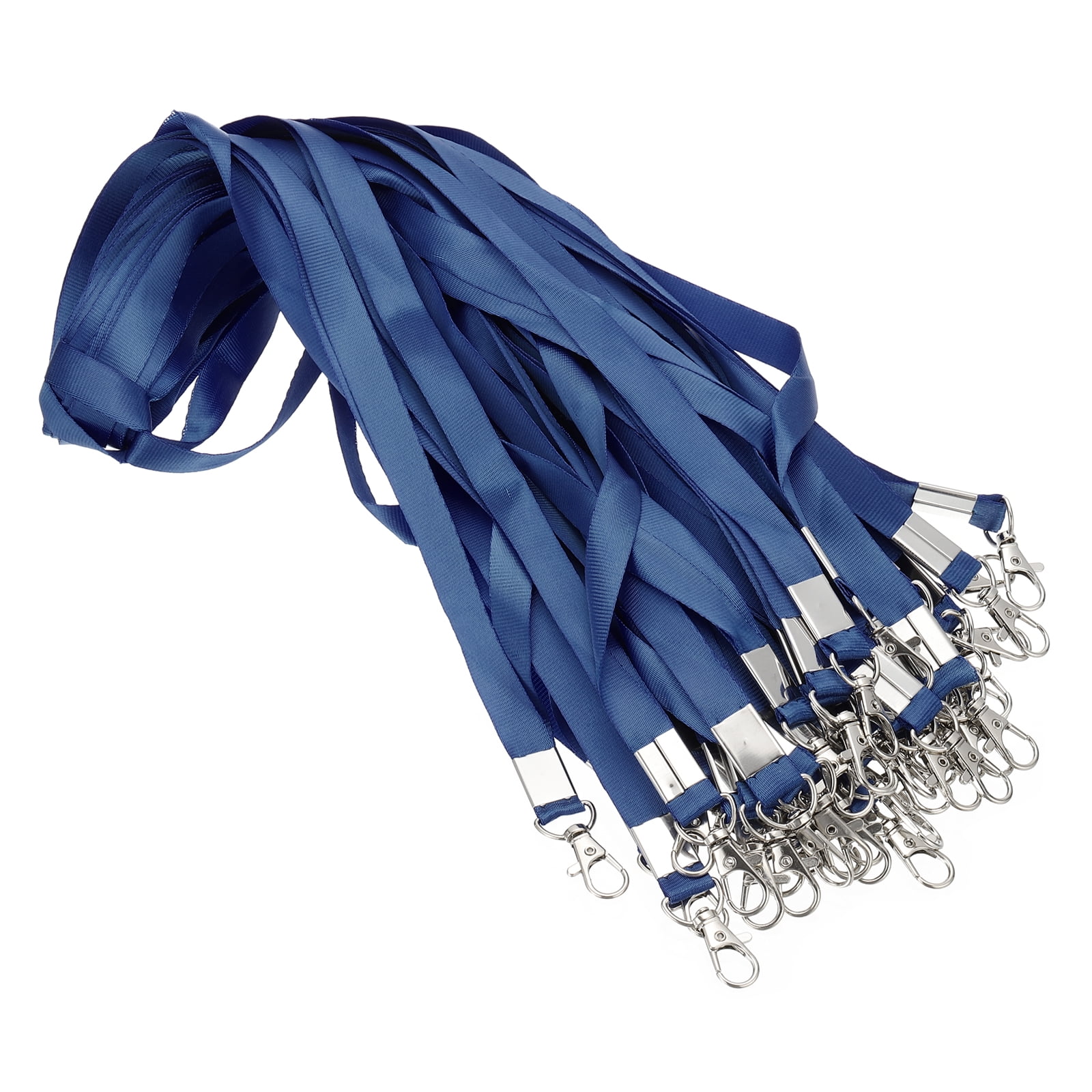 Uxcell 48cm Lanyards Bulk, 50Pcs Teacher Lanyards for ID Badges Keys ...