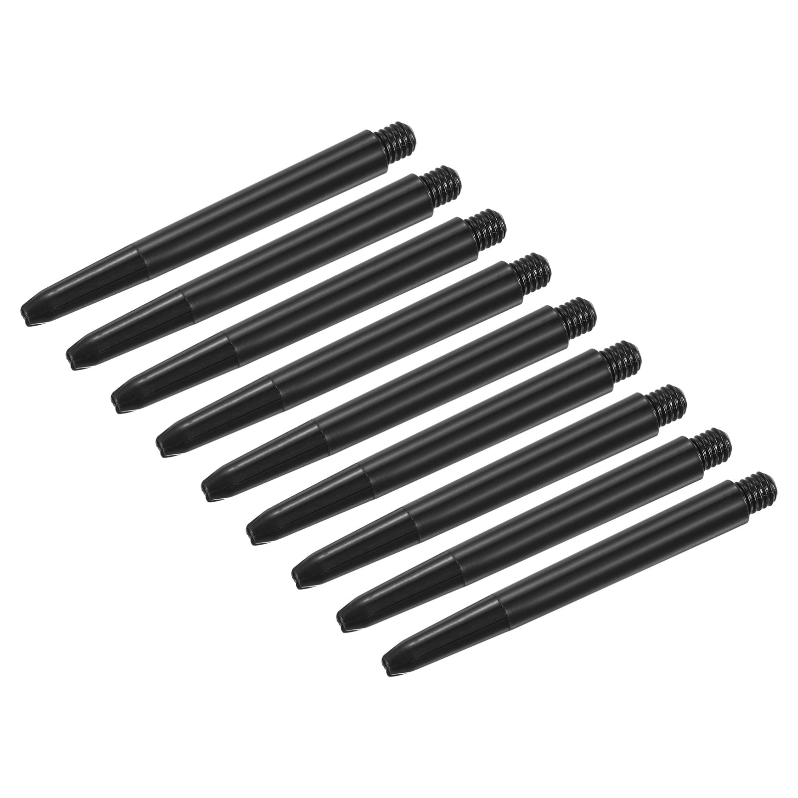 Uxcell 48mm Dart Shafts, 2BA Thread Plastic Dart Stems - 12 Pack (Black ...
